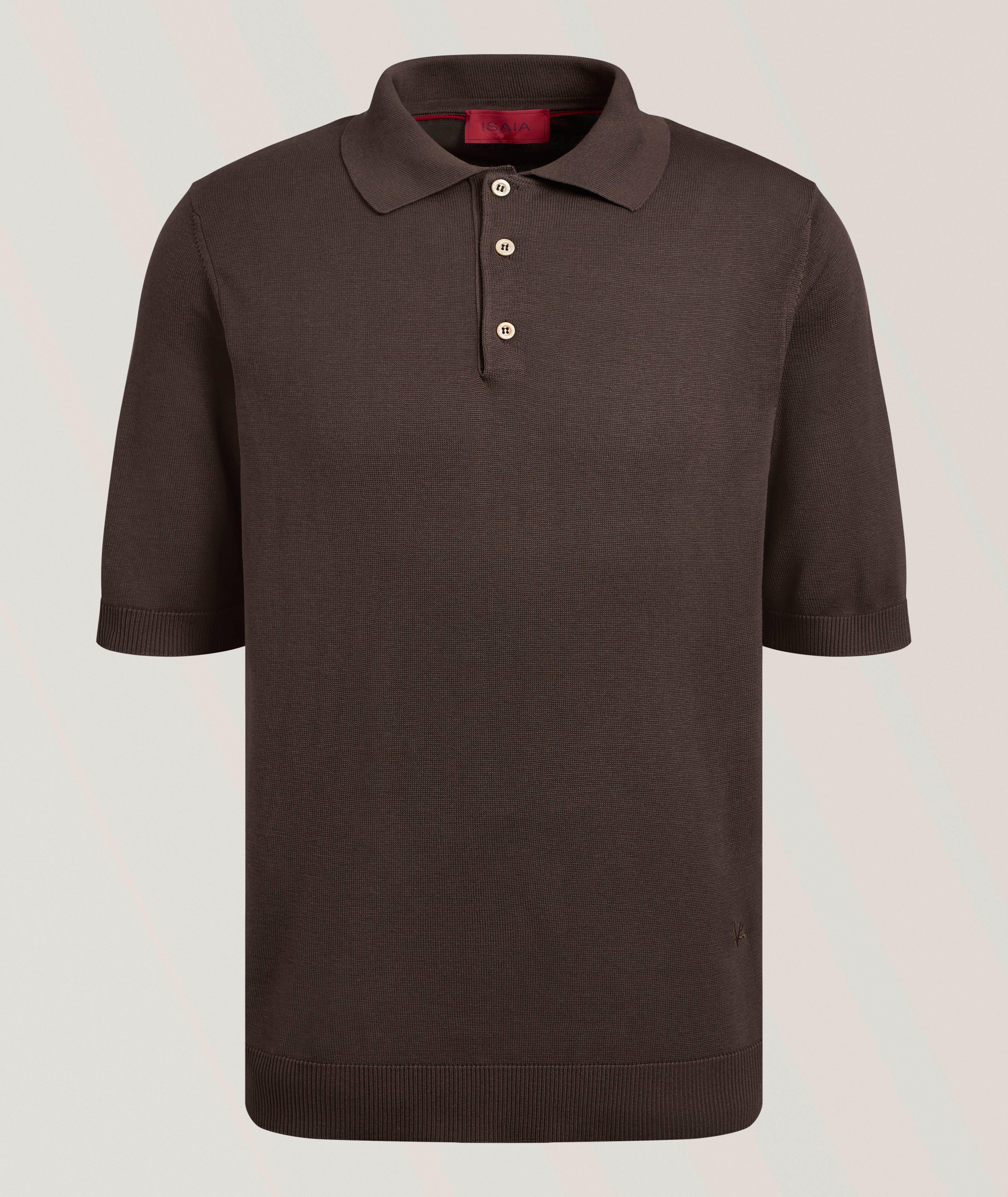 Isaia Silk Knitted Polo | Sweaters & Knits | Harry Rosen
