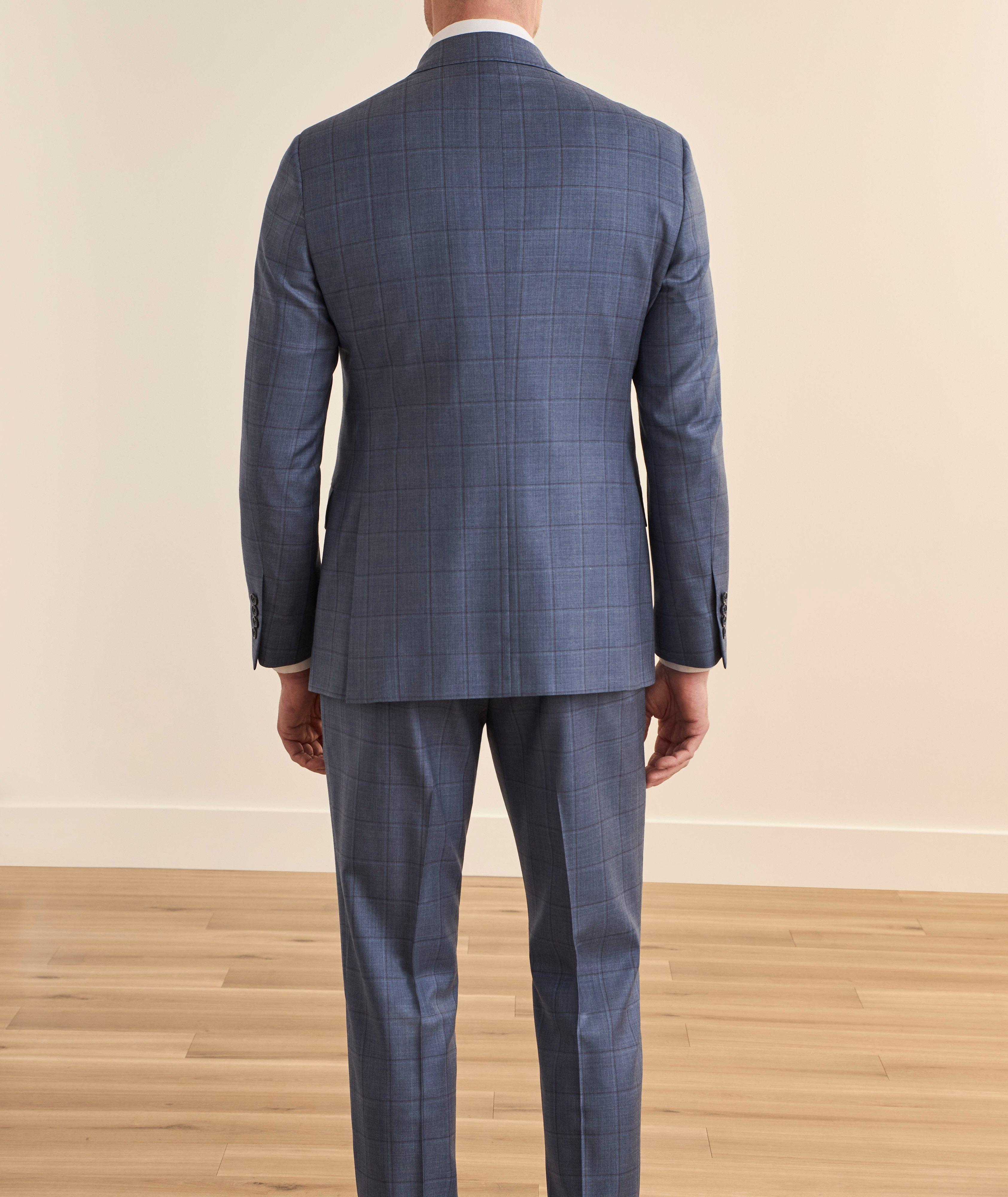 Samuelsohn Madison Windowpane Super 130s Wool Suit | Suits | Harry Rosen
