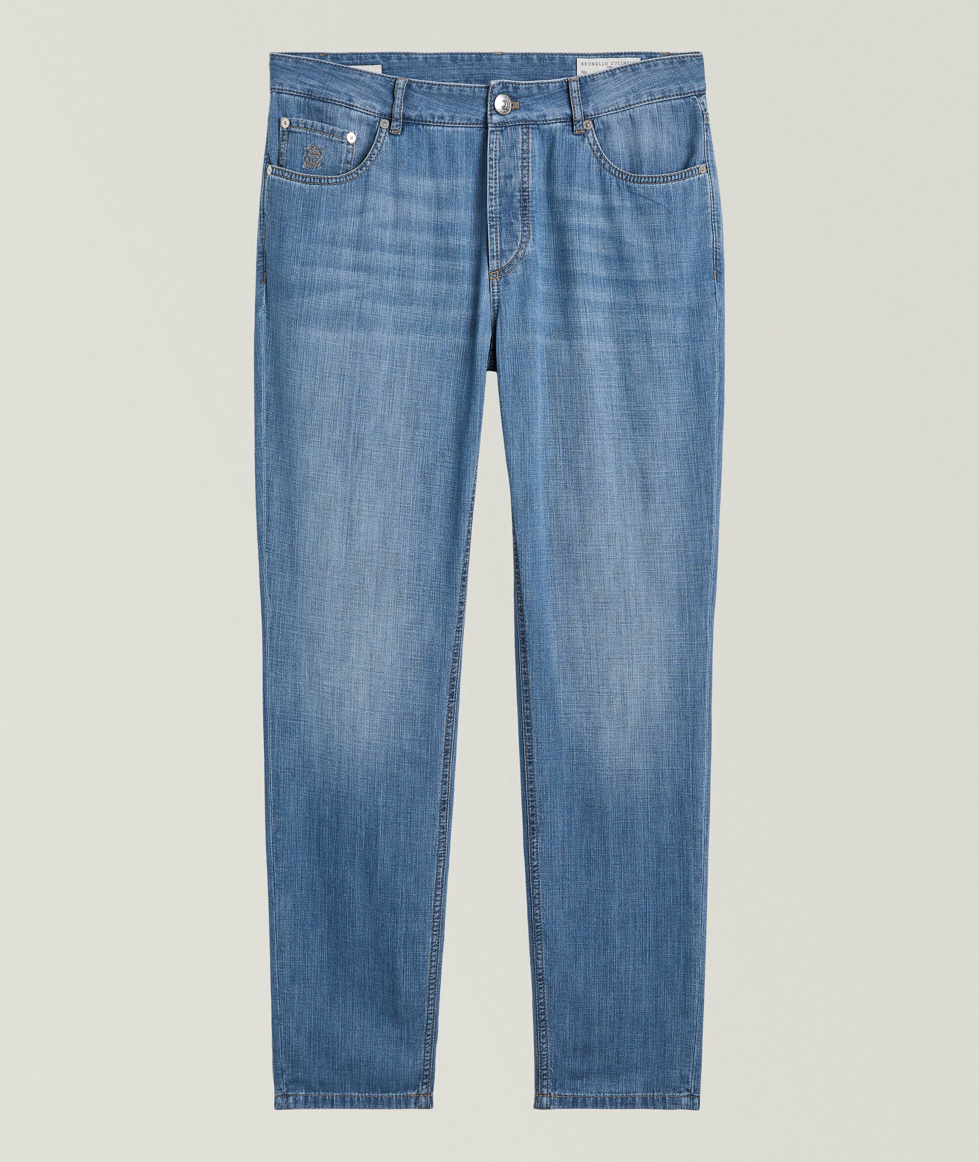 Brunello Cucinelli Traditional-Fit Lightweight Jeans | Jeans | Harry Rosen