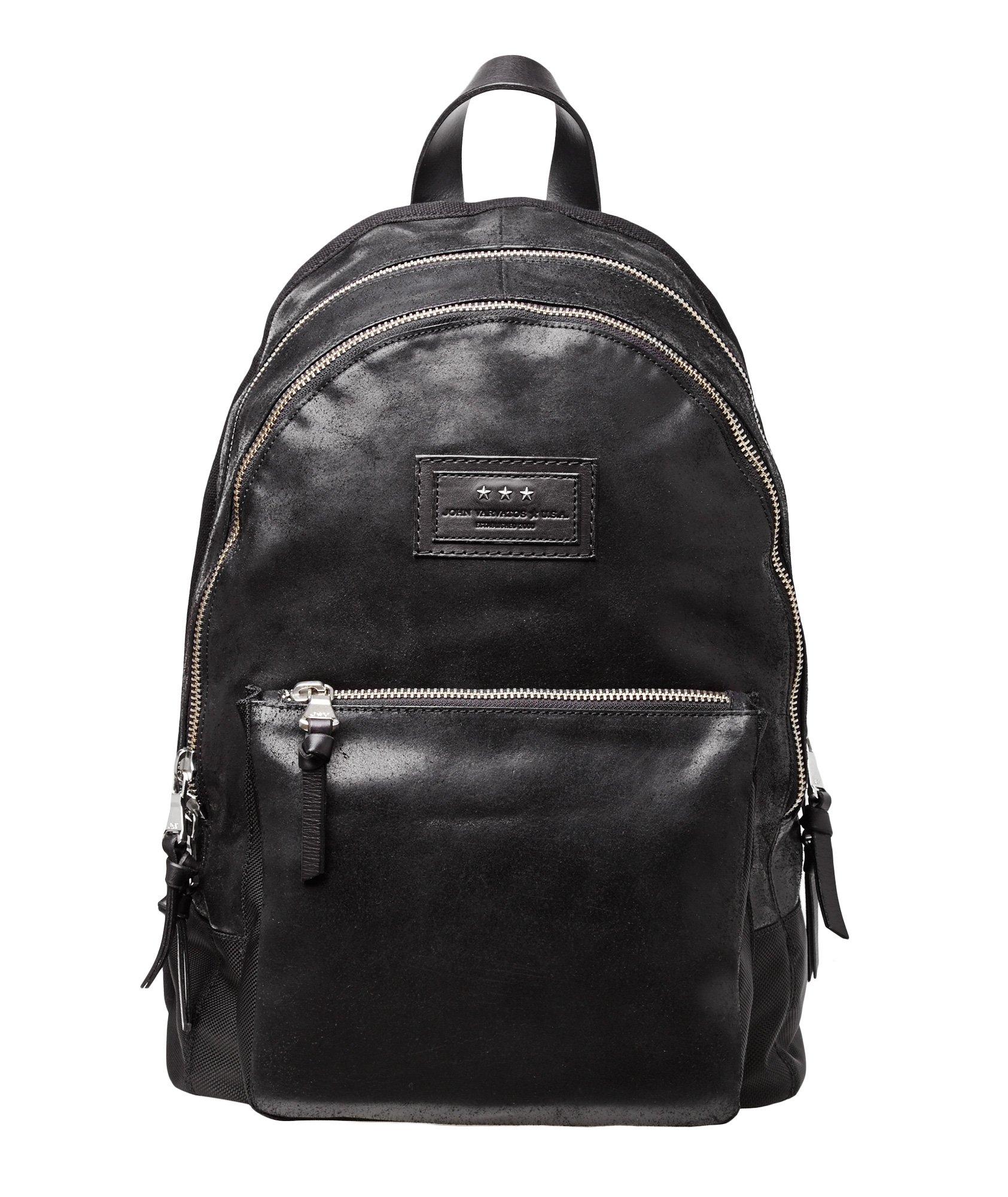 John Varvatos Waxed Leather Backpack | Bags & Cases | Harry Rosen
