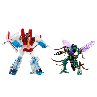 Transformers BWVS 08 Ghost Starscream vs. Haunted Waspinator 2 Pack Hasbro Pulse