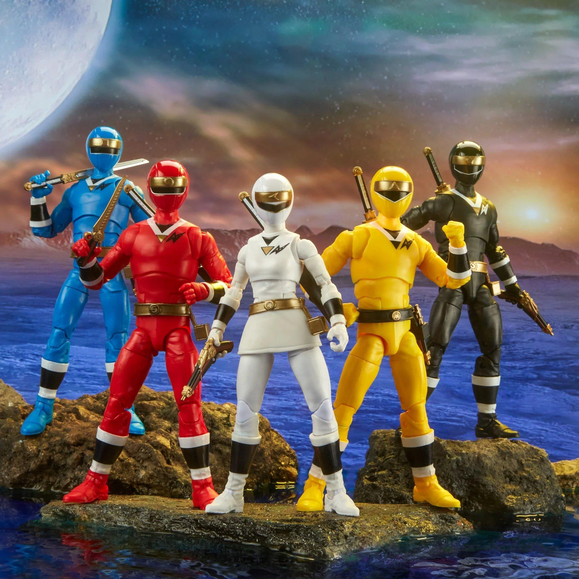 Power Rangers, Lightning Collection, Alien Rangers di Aquitar - Hasbro ...