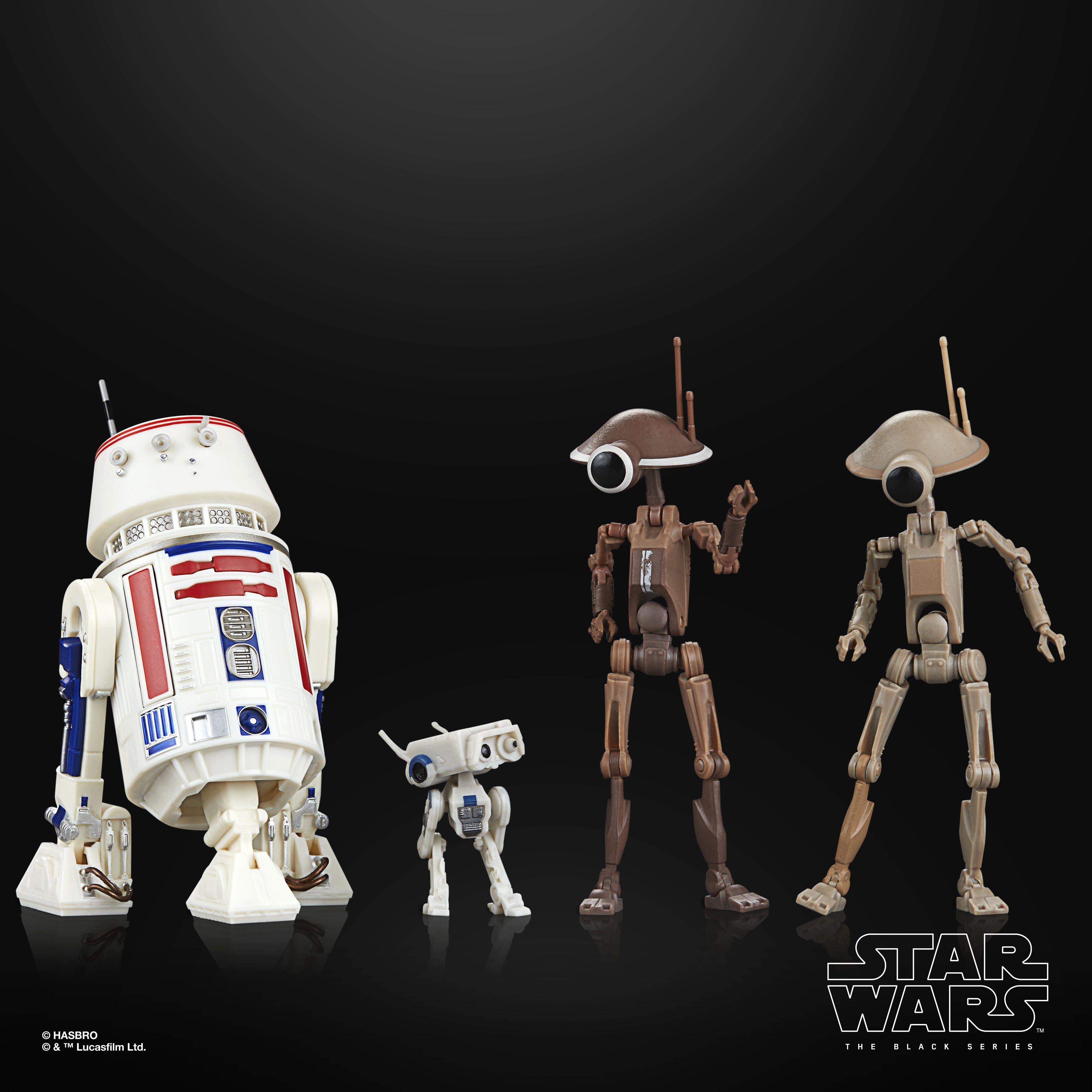 Star Wars The Black Series R5-D4, BD-72 & Boxendroiden - Hasbro Pulse