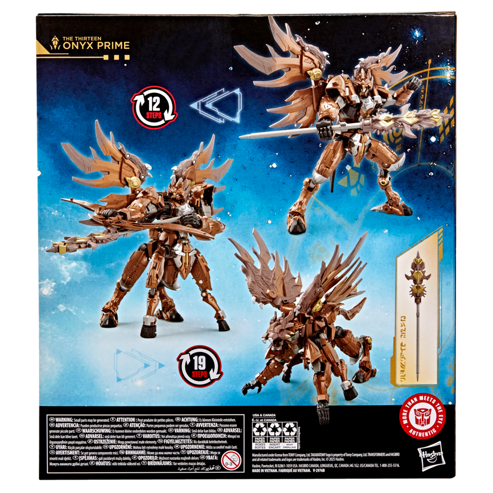 Transformers Age of the Primes Leader Class The Thirteen Onyx Prime ...