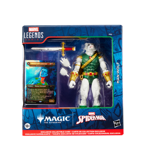Magic: The Gathering Man-Wolf Action Figure & Card - Hasbro Pulse