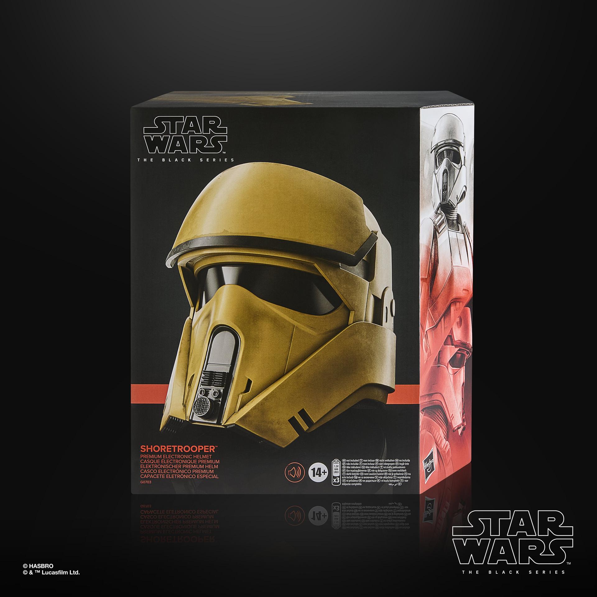 Star Wars The Black Series Shoretrooper Electronic Helmet - Hasbro Pulse