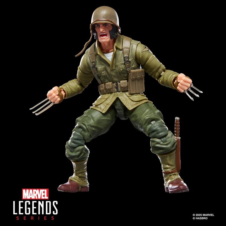 Marvel Legends Wolverine WWII Logan 6-Inch Action Figure - Hasbro Pulse