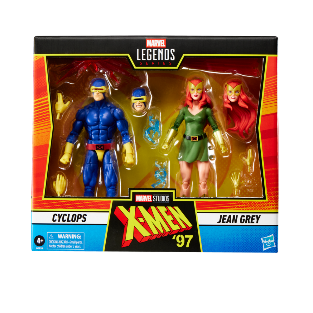 Marvel Legends Cyclops & Jean Grey Action Figure 2-Pack | X-Men ’97 - Hasbro Pulse