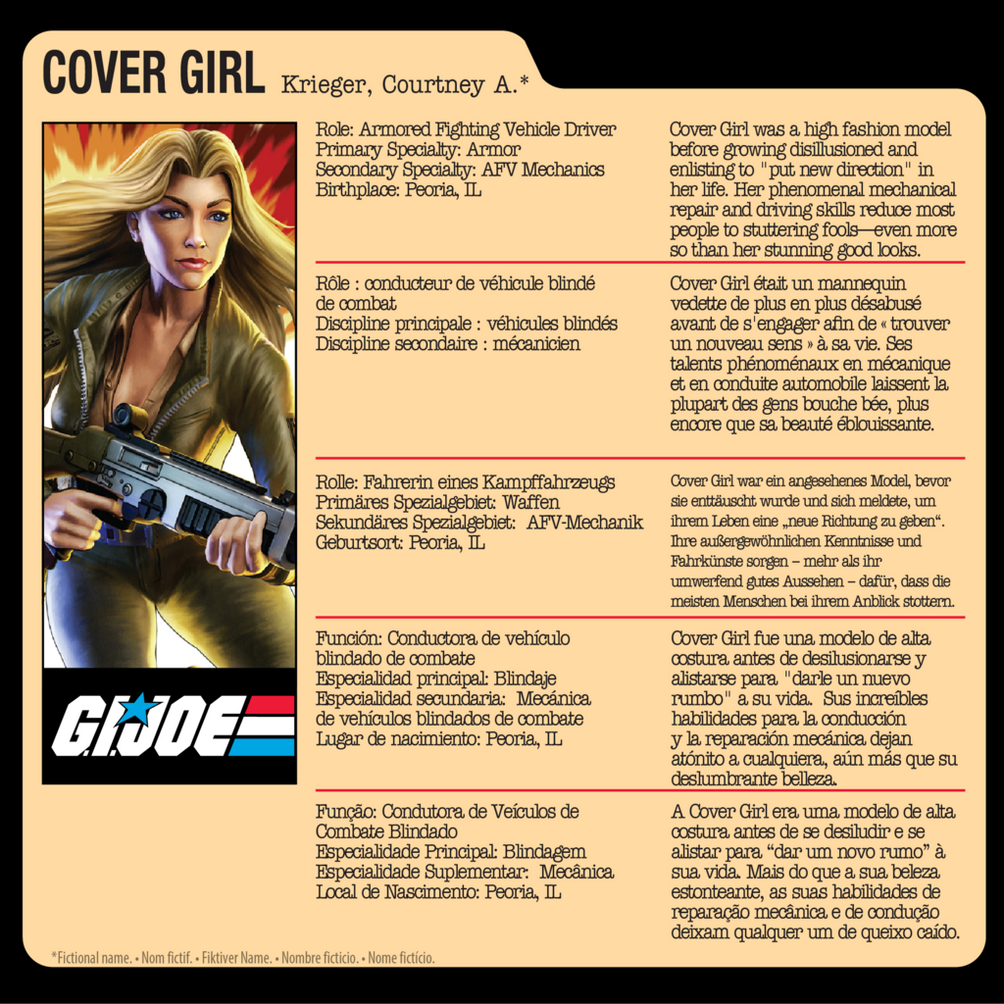 G.I. Joe Classified Series Retro Cardback Cover Girl Action Figure ...