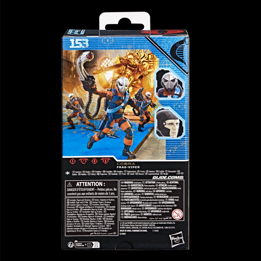 G.I. Joe Classified Series #153, Frag-Viper Action Figure - Hasbro Pulse