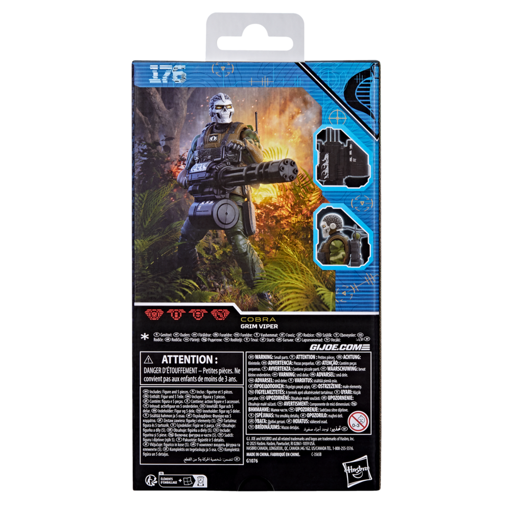 G.I. Joe Classified Series #176, Grim Viper - Hasbro Pulse