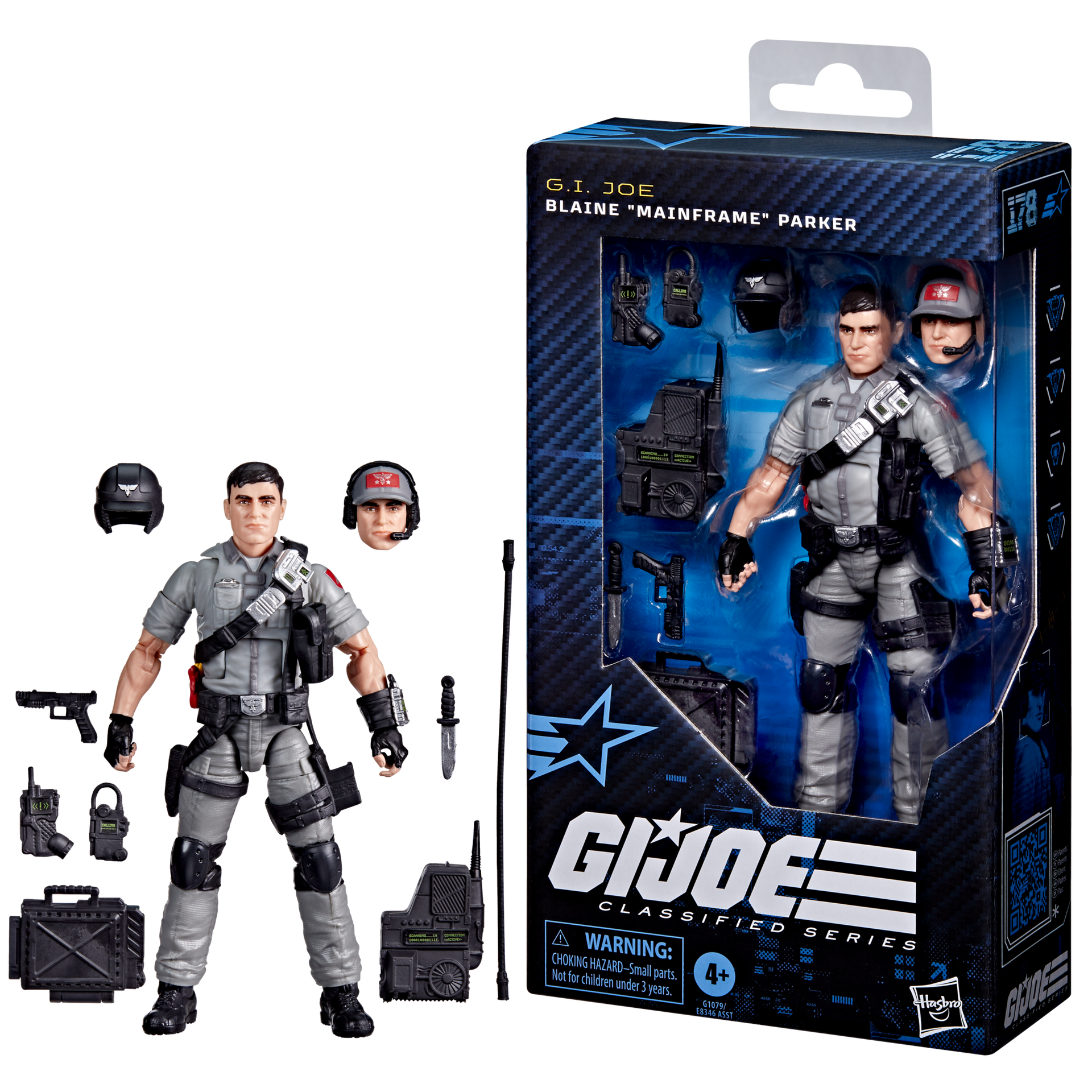 G.I. Joe Classified Series #178, Blaine “Mainframe” Parker - Hasbro Pulse