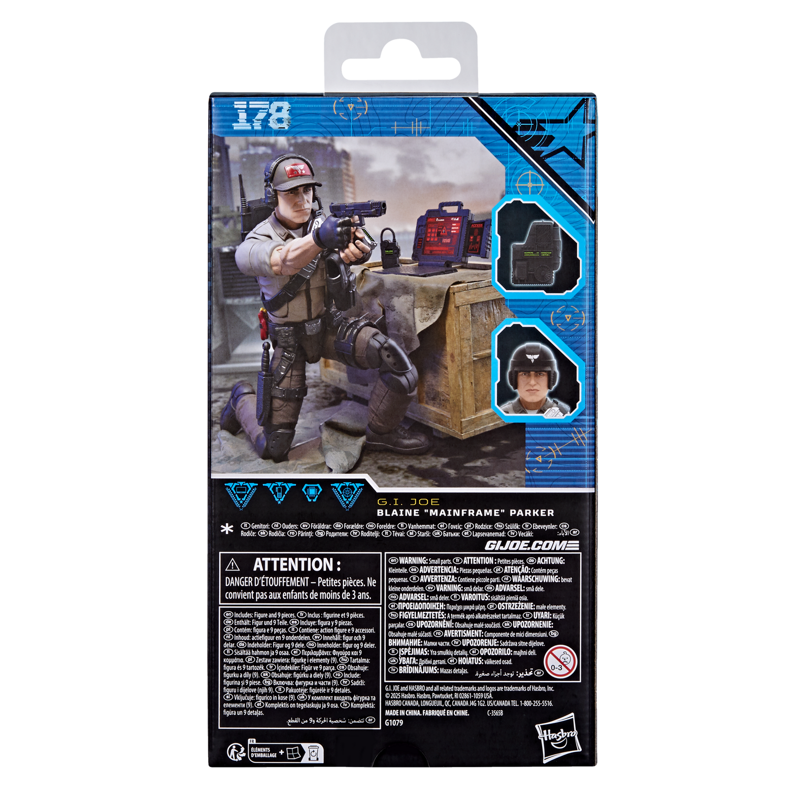 G.I. Joe Classified Series #178, Blaine “Mainframe” Parker - Hasbro Pulse