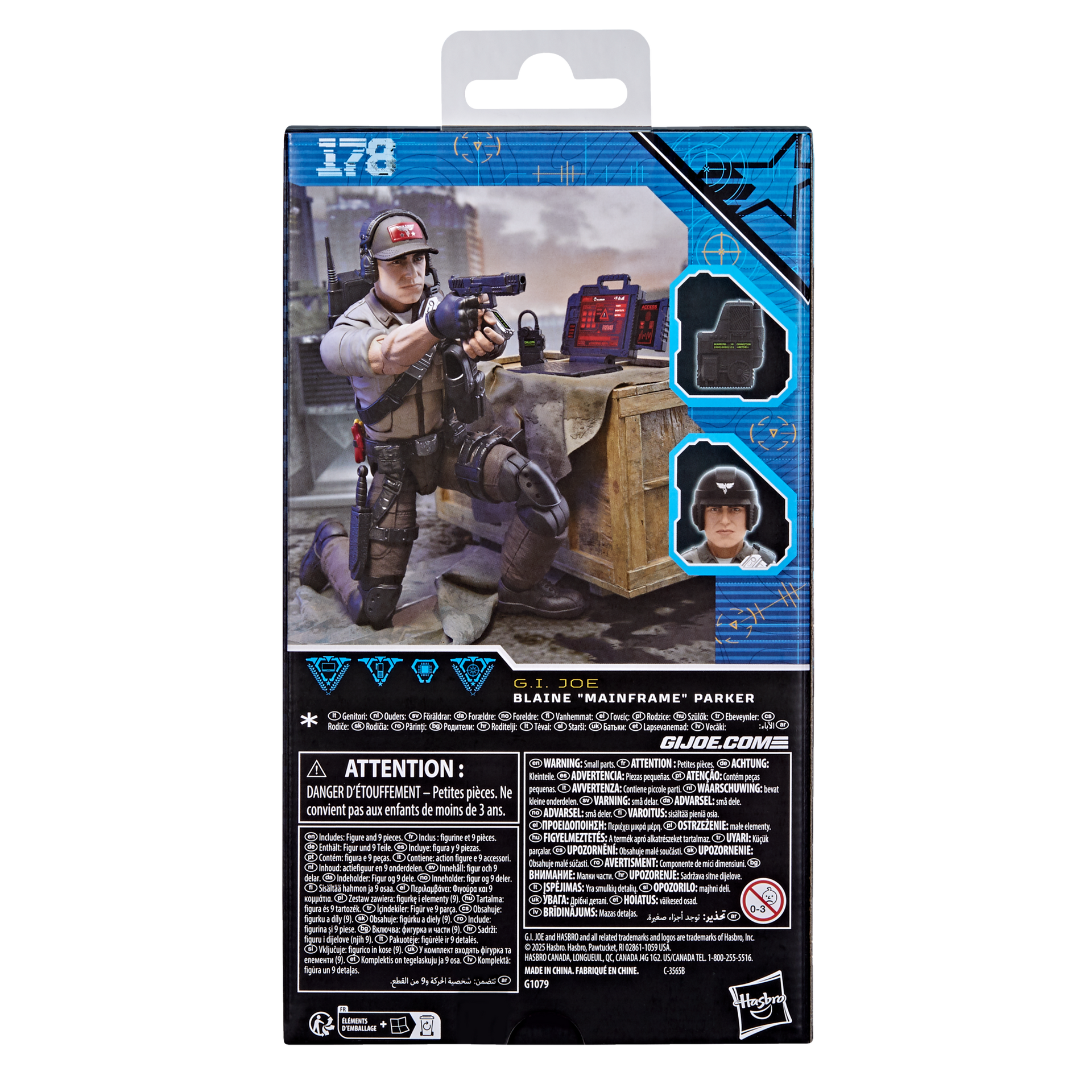 G.I. Joe Classified Series #178, Blaine “Mainframe” Parker - Hasbro Pulse