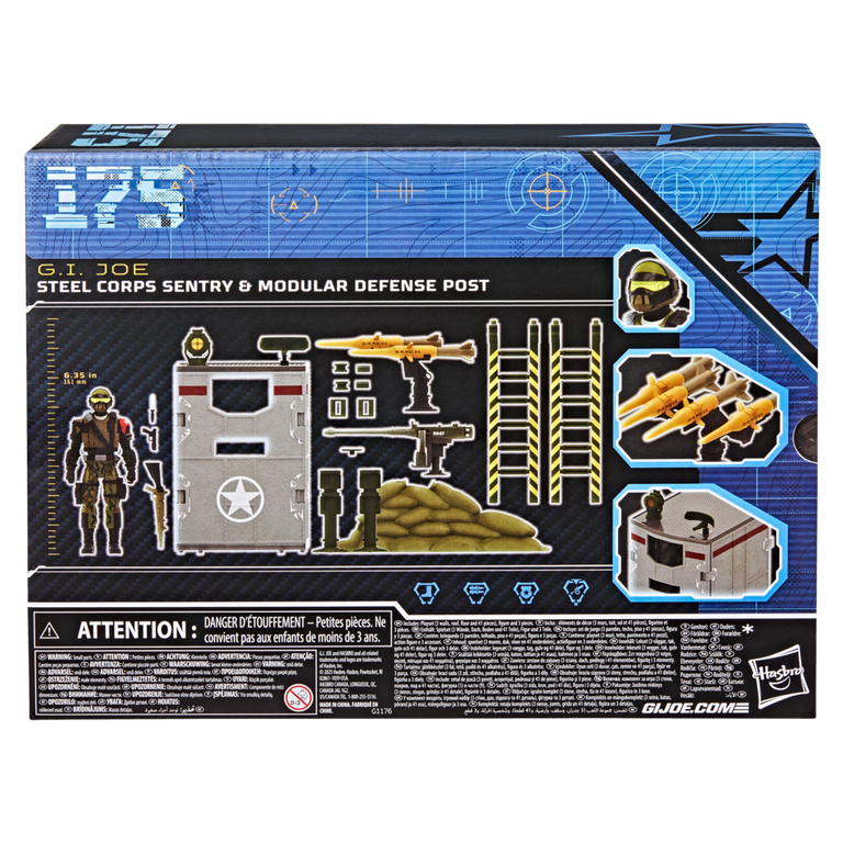 G.I. Joe Classified Series #175, Steel Corps Sentry & Modular Defense ...