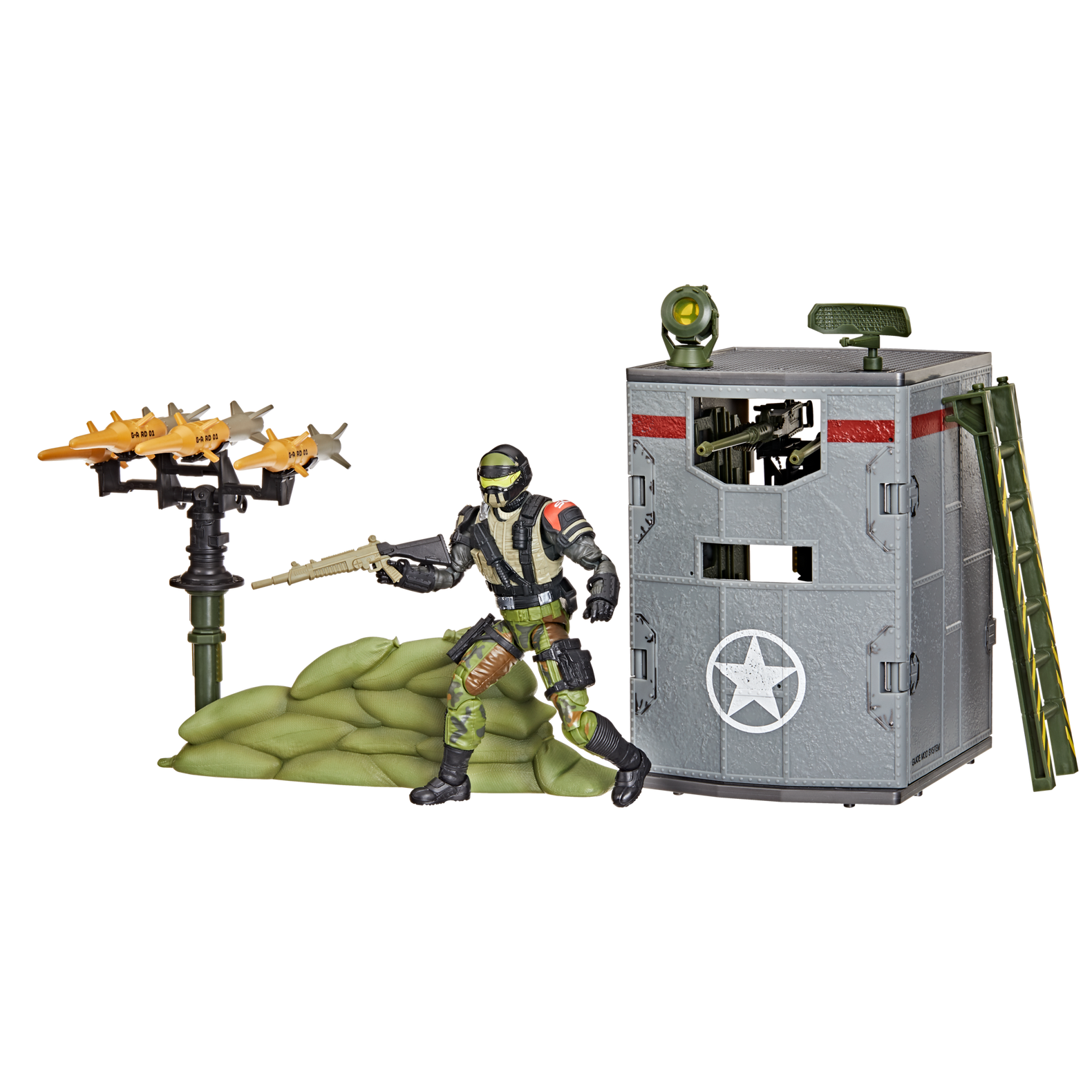 G.I. Joe Classified Series #175, Steel Corps Sentry & Modular Defense ...