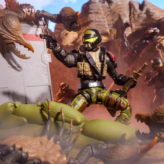 G.I. Joe Classified Series #175, Steel Corps Sentry & Modular Defense ...