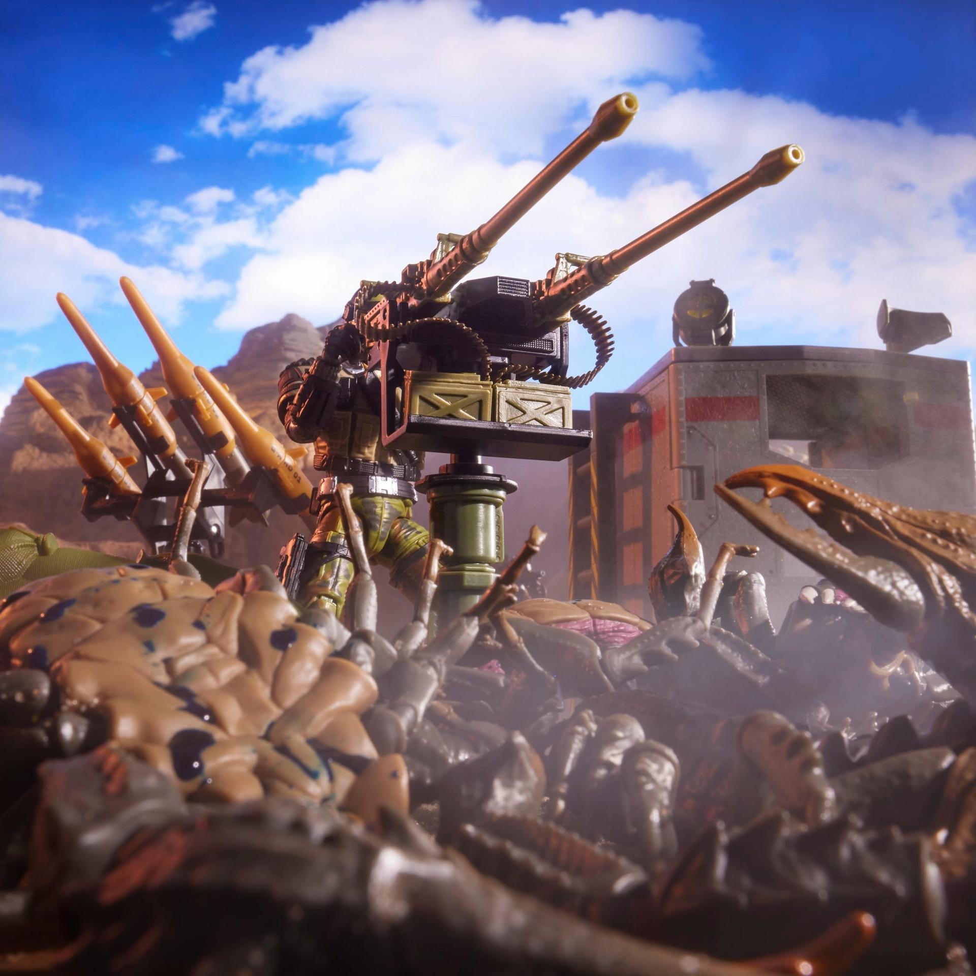 G.I. Joe Classified Series #175, Steel Corps Sentry & Modular Defense ...