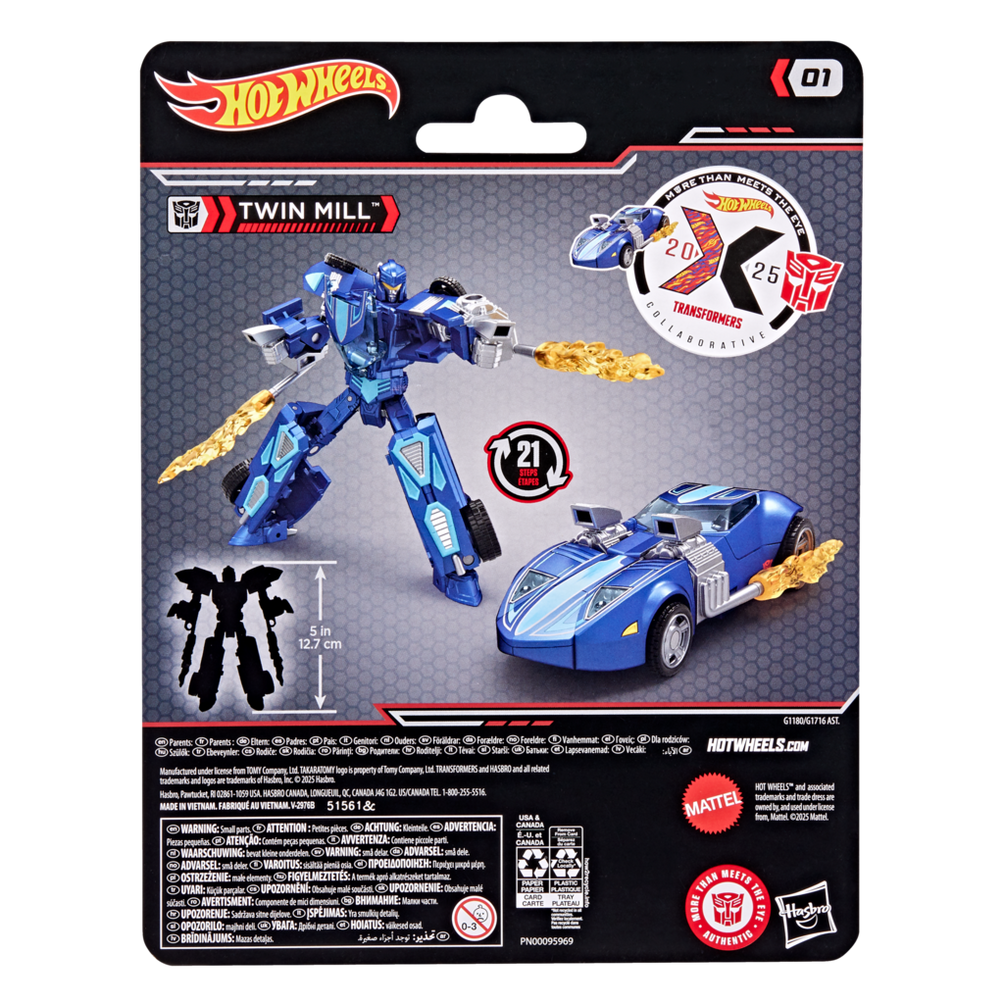 Transformers Collaborative Hot Wheels® x Transformers Twin Mill ...