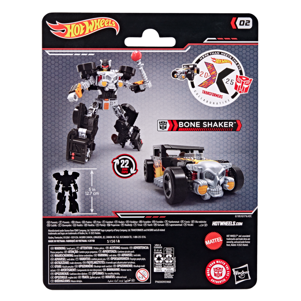 Transformers Collaborative Hot Wheels® x Transformers Bone Shaker ...