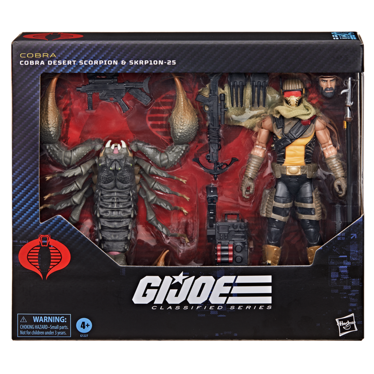 G.I. Joe Classified Series #180, Cobra Desert Scorpion & SKRP10N-25 ...