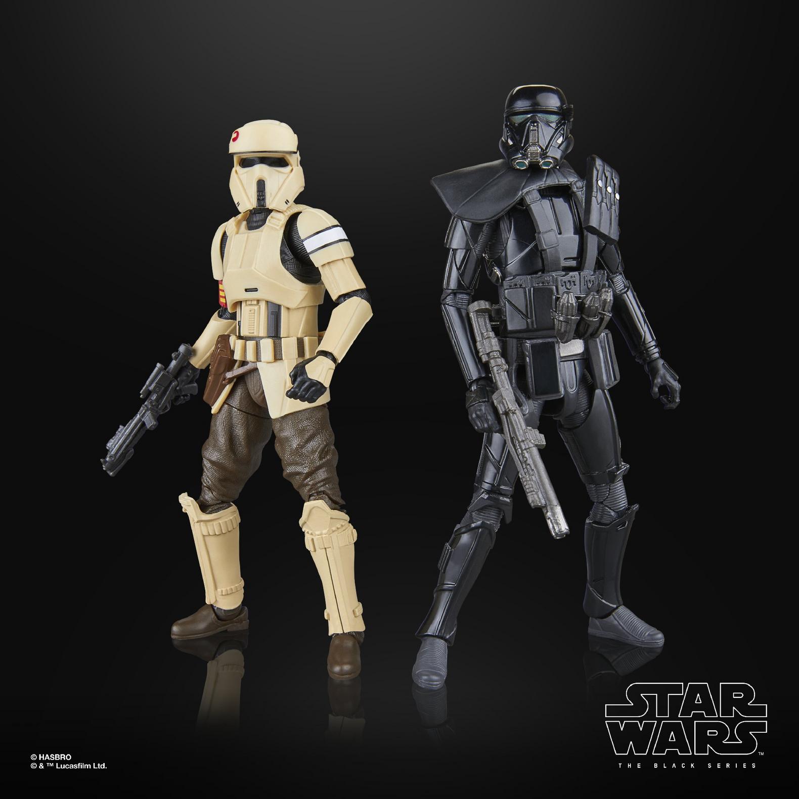 STAR WARS: The Black Series Shoretrooper & Death Trooper Action Figures ...