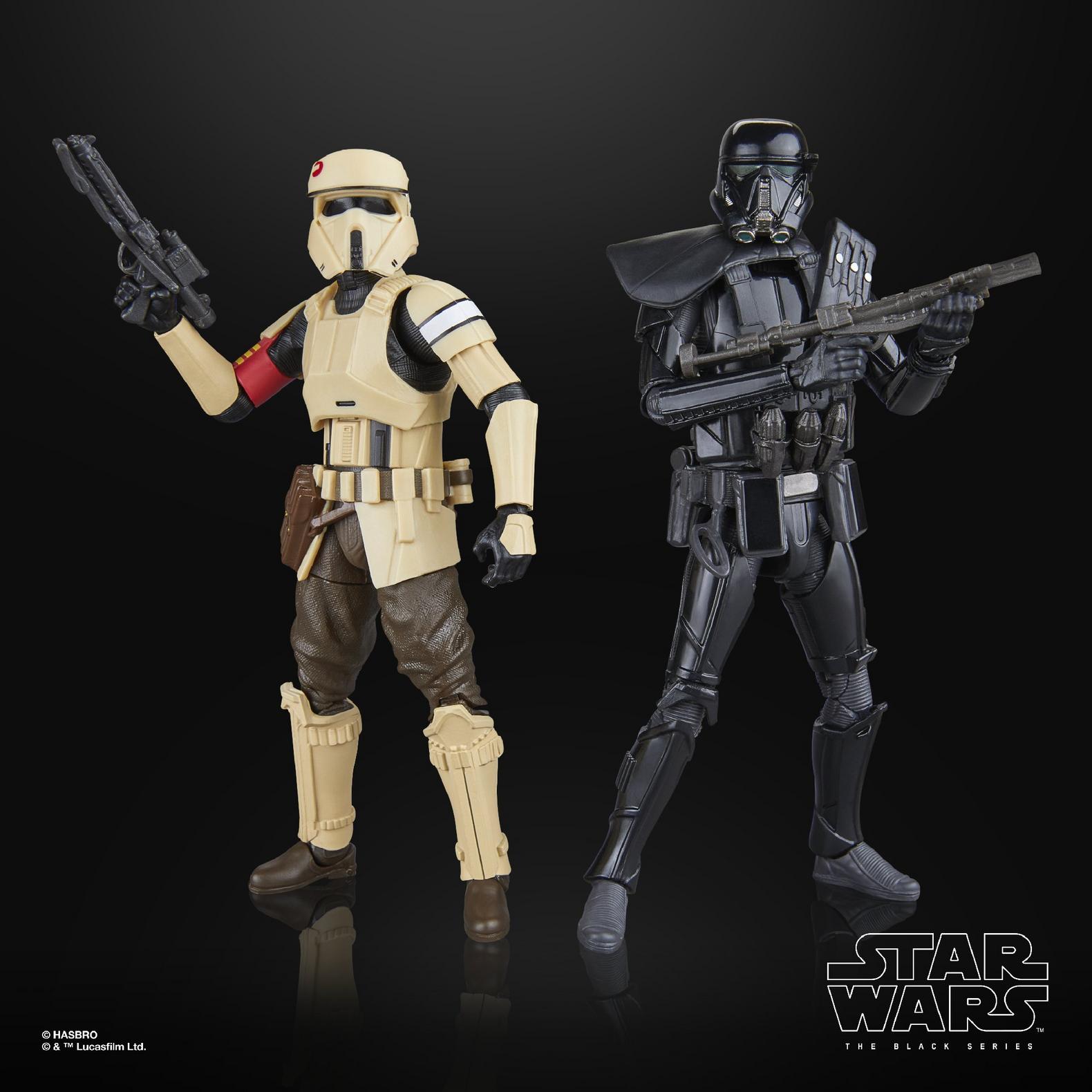 STAR WARS: The Black Series Shoretrooper & Death Trooper Action Figures ...