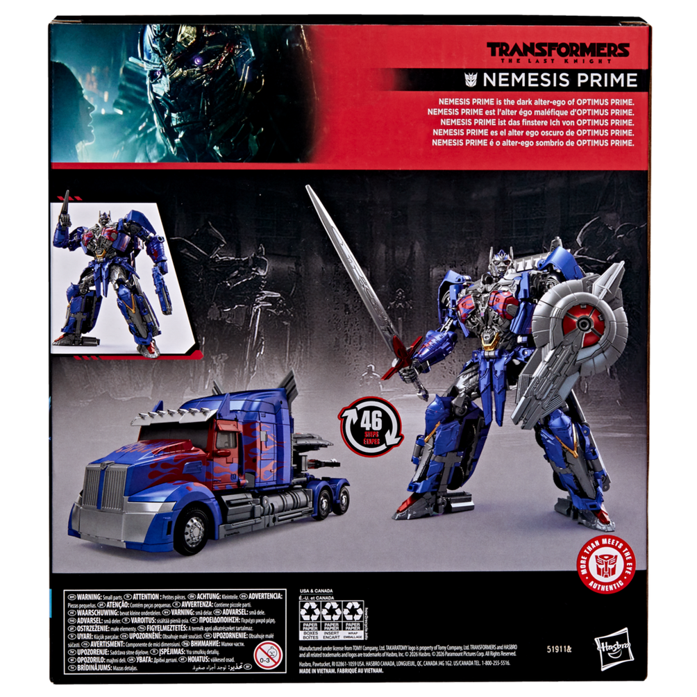 Transformers Studio Series Nemesis Prime Figure | The Last Knight ...
