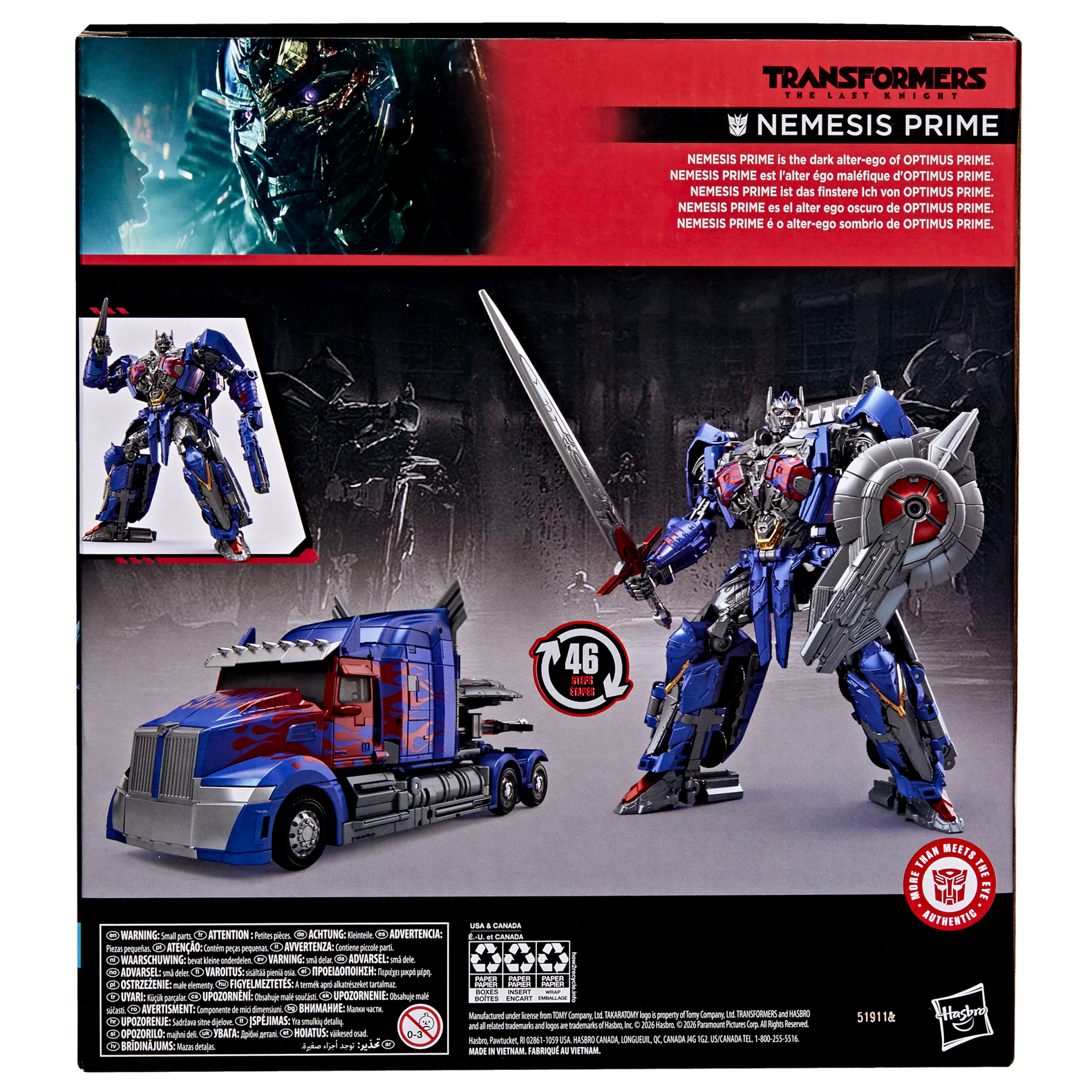 Transformers Studio Series Nemesis Prime Figure | The Last Knight ...