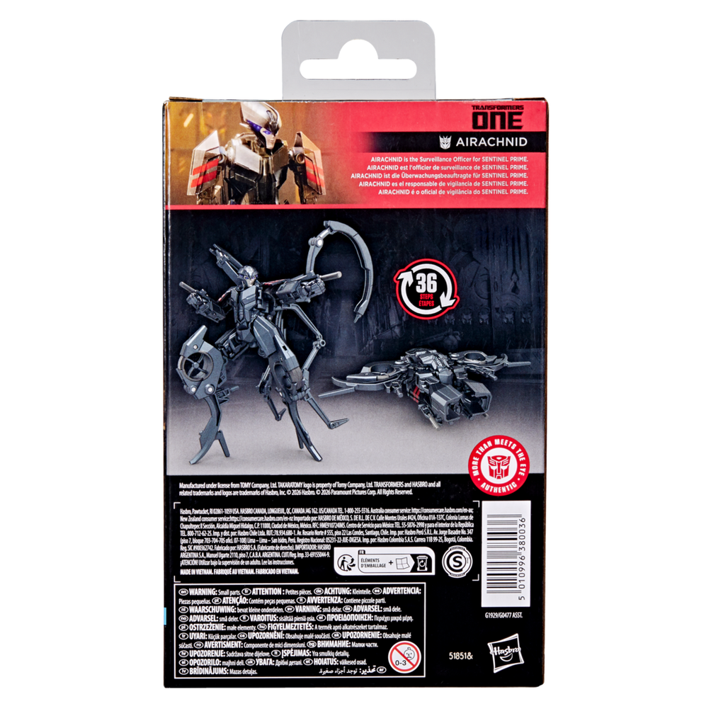 Transformers One Studio Series Deluxe Class Airachnid Action Figure ...