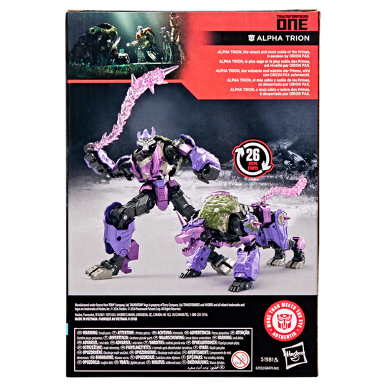 Transformers Studio Series Transformers One Voyager Class Alpha Trion ...
