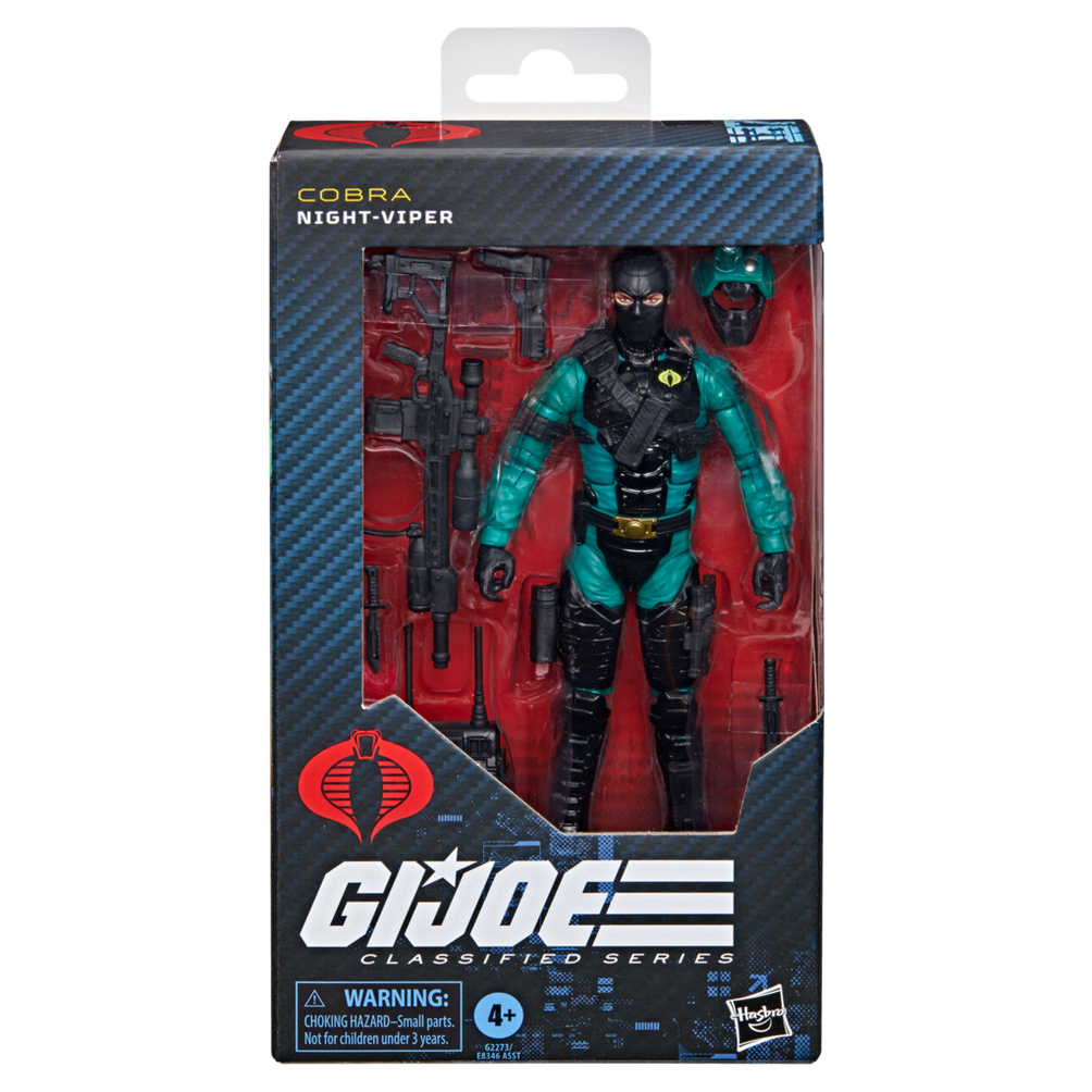 G.I. Joe Classified Series #187 Night Viper 6-Inch Action Figure ...