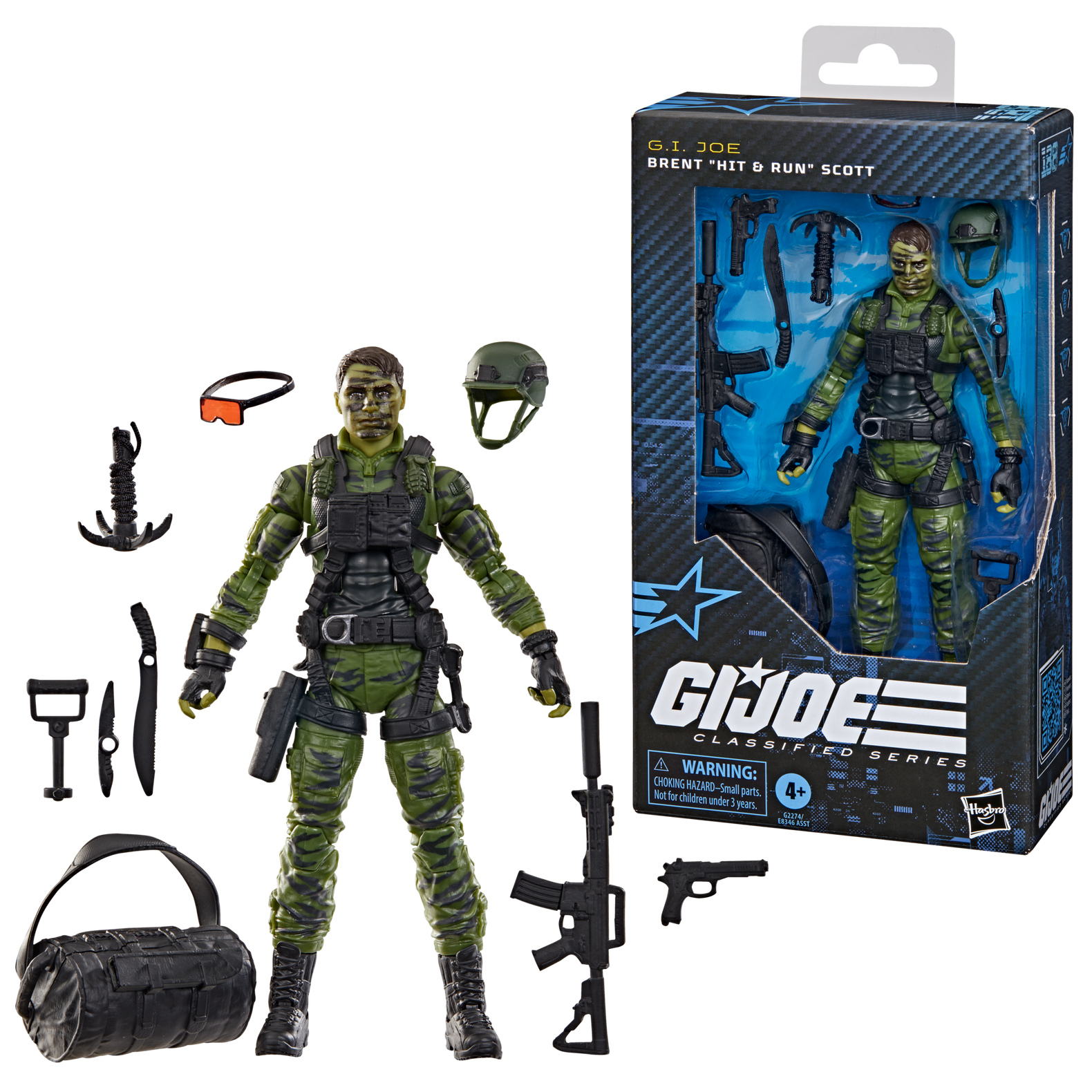 G.I. Joe Classified Series #188 Brent Hit & Run Scott 6-Inch Figure ...