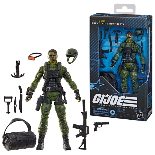 G.I. Joe Classified Series #188 Brent Hit & Run Scott 6-Inch Figure ...