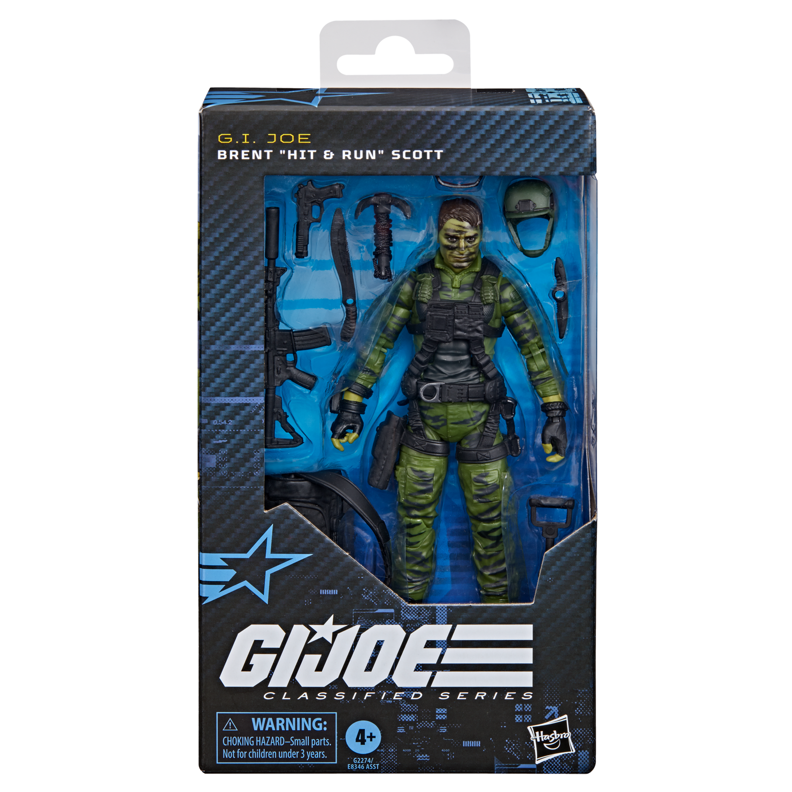 G.I. Joe Classified Series #188 Brent Hit & Run Scott 6-Inch Figure ...