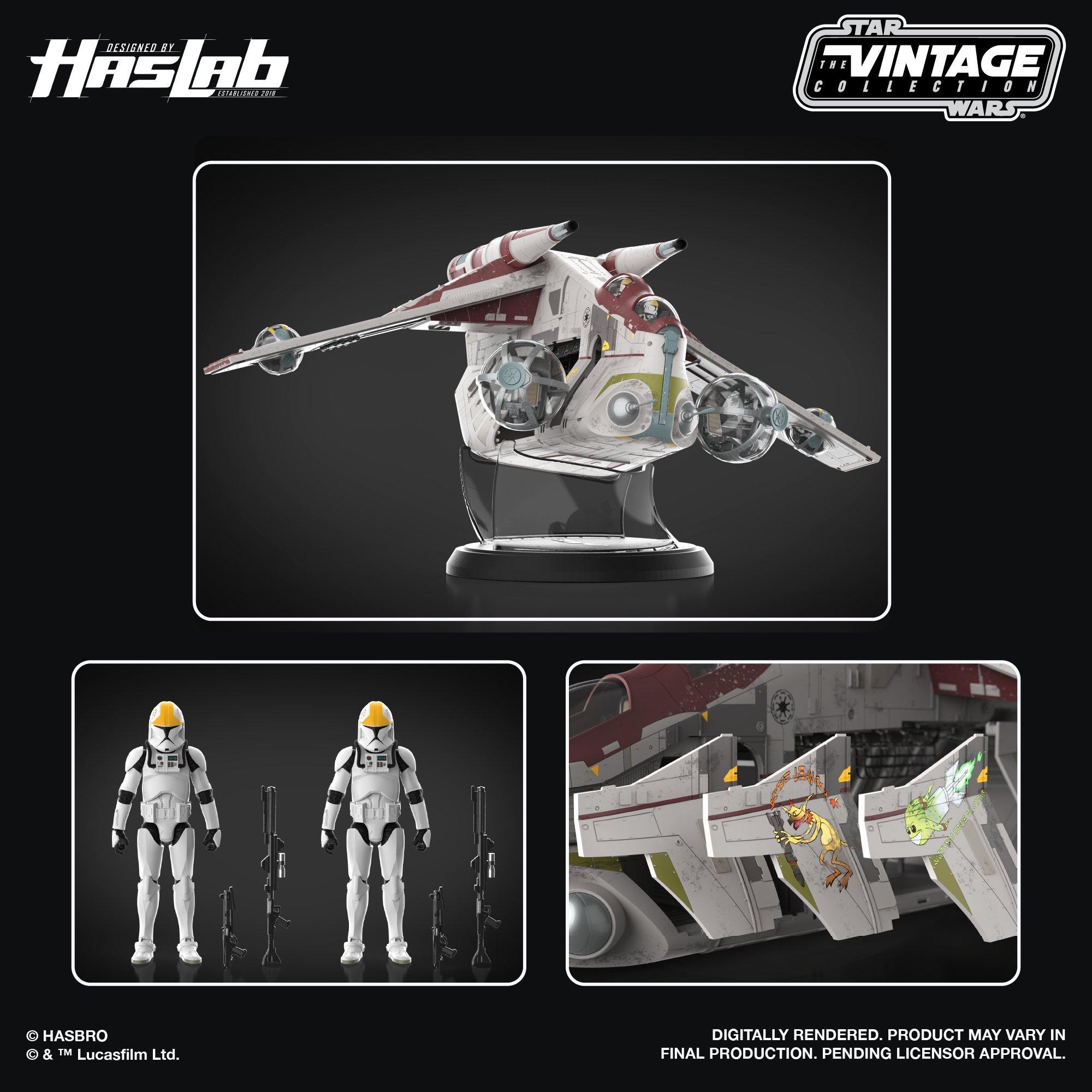 STAR WARS The Vintage Collection LAAT/i Gunship HasLab