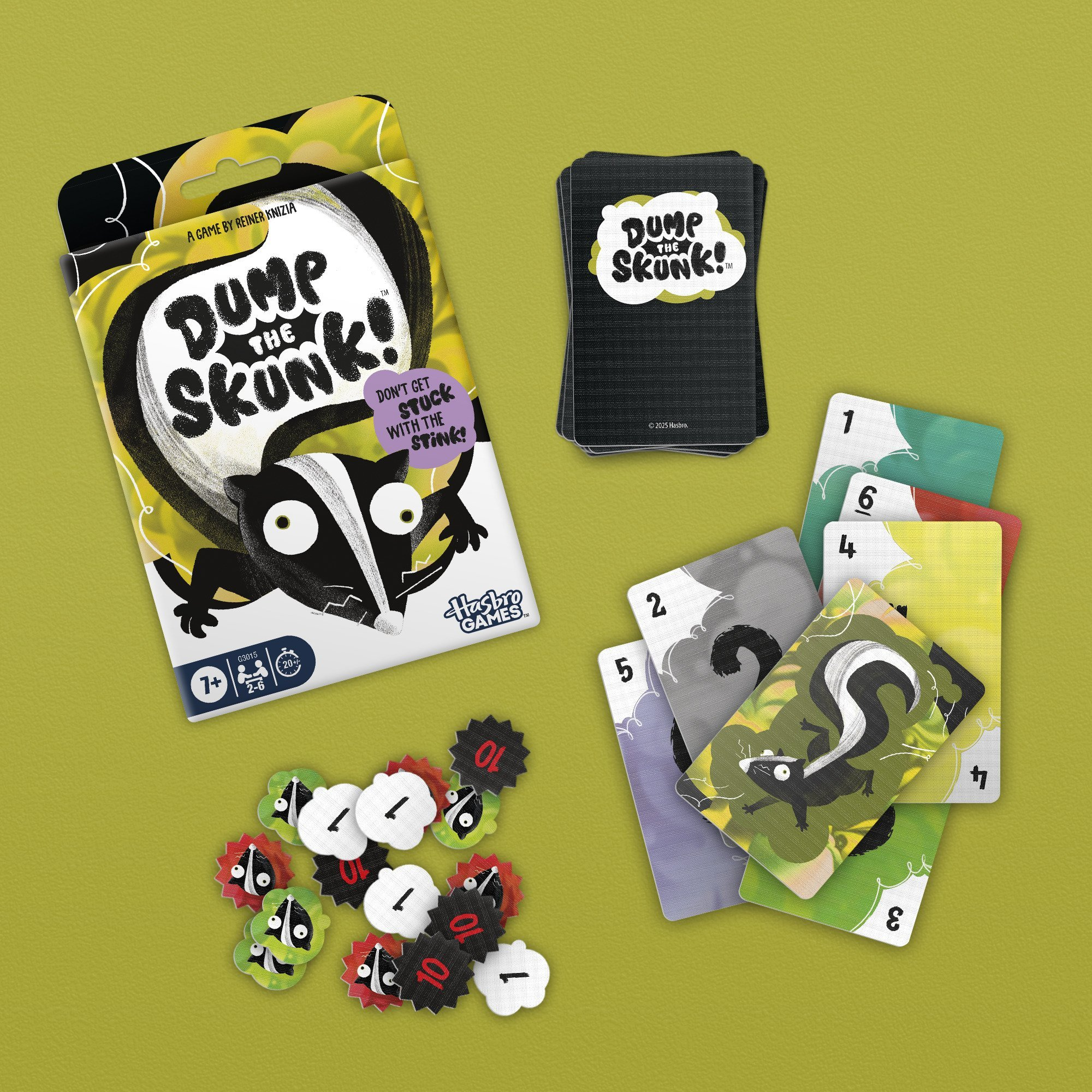 Dump the Skunk! Family Card Game - Hasbro Pulse