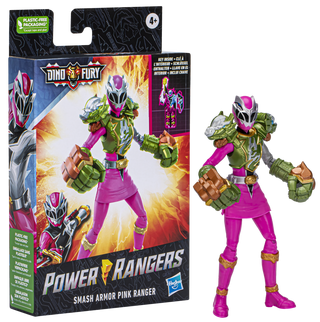 Power Rangers Dino Fury Smash Armor Pink Ranger - Hasbro Pulse