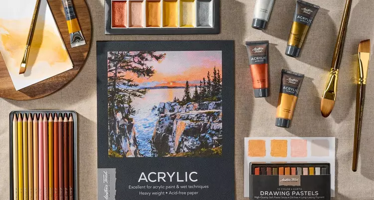Acrylic Painting Tools Art Supplies For Beginners & Experts | Live A