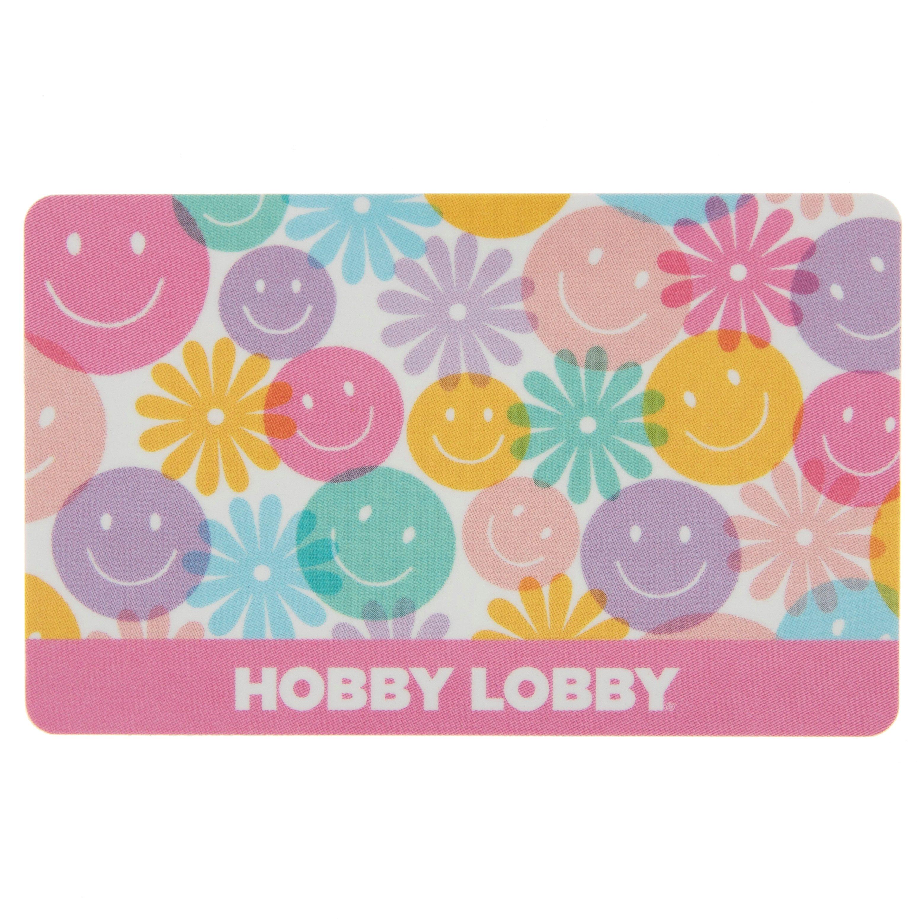 Happy Faces Gift Card | Hobby Lobby | gc-faces