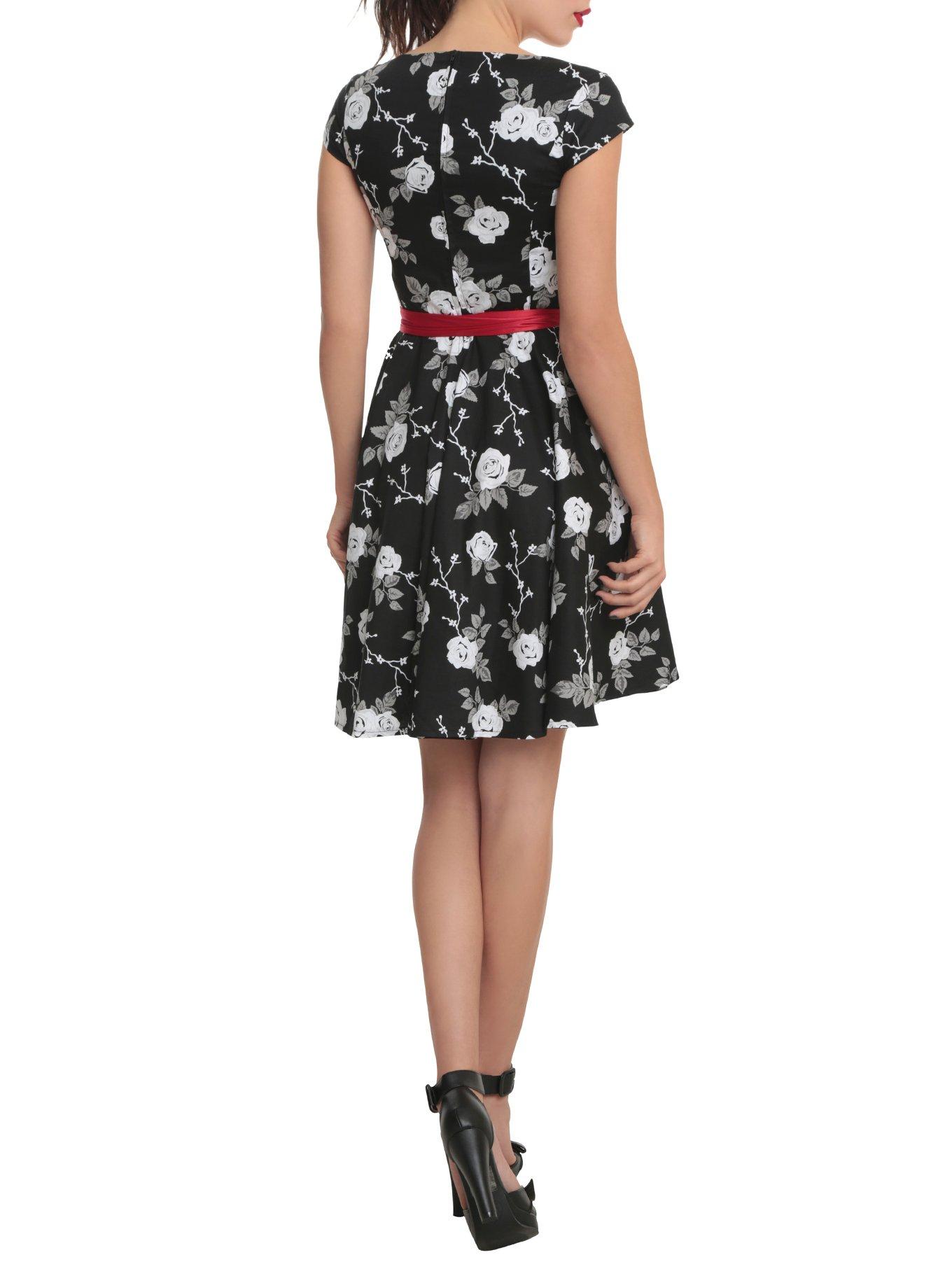 Hell Bunny Black And White Floral Dress | Hot Topic