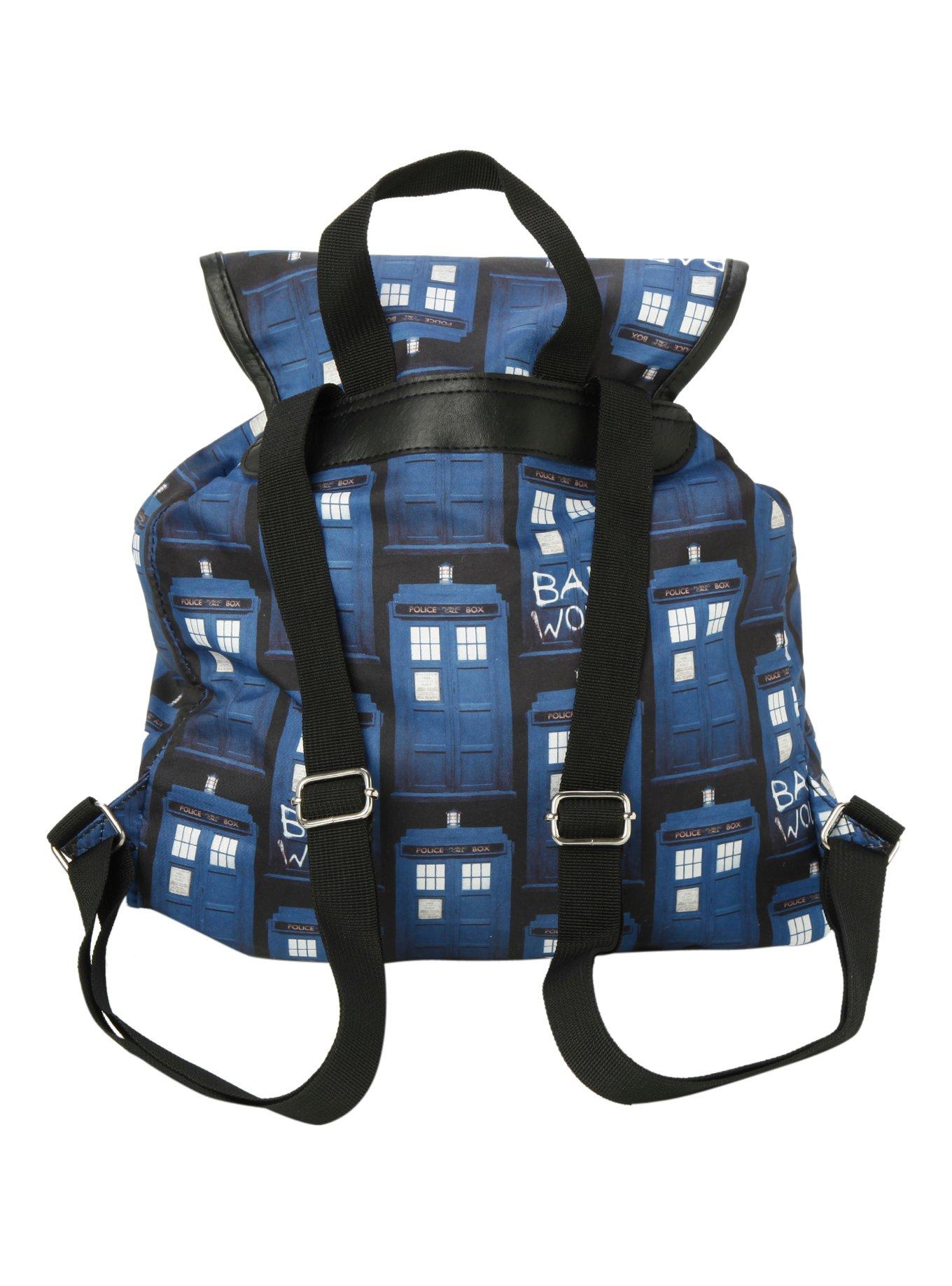 Doctor Who TARDIS Medium Slouch Backpack | Hot Topic