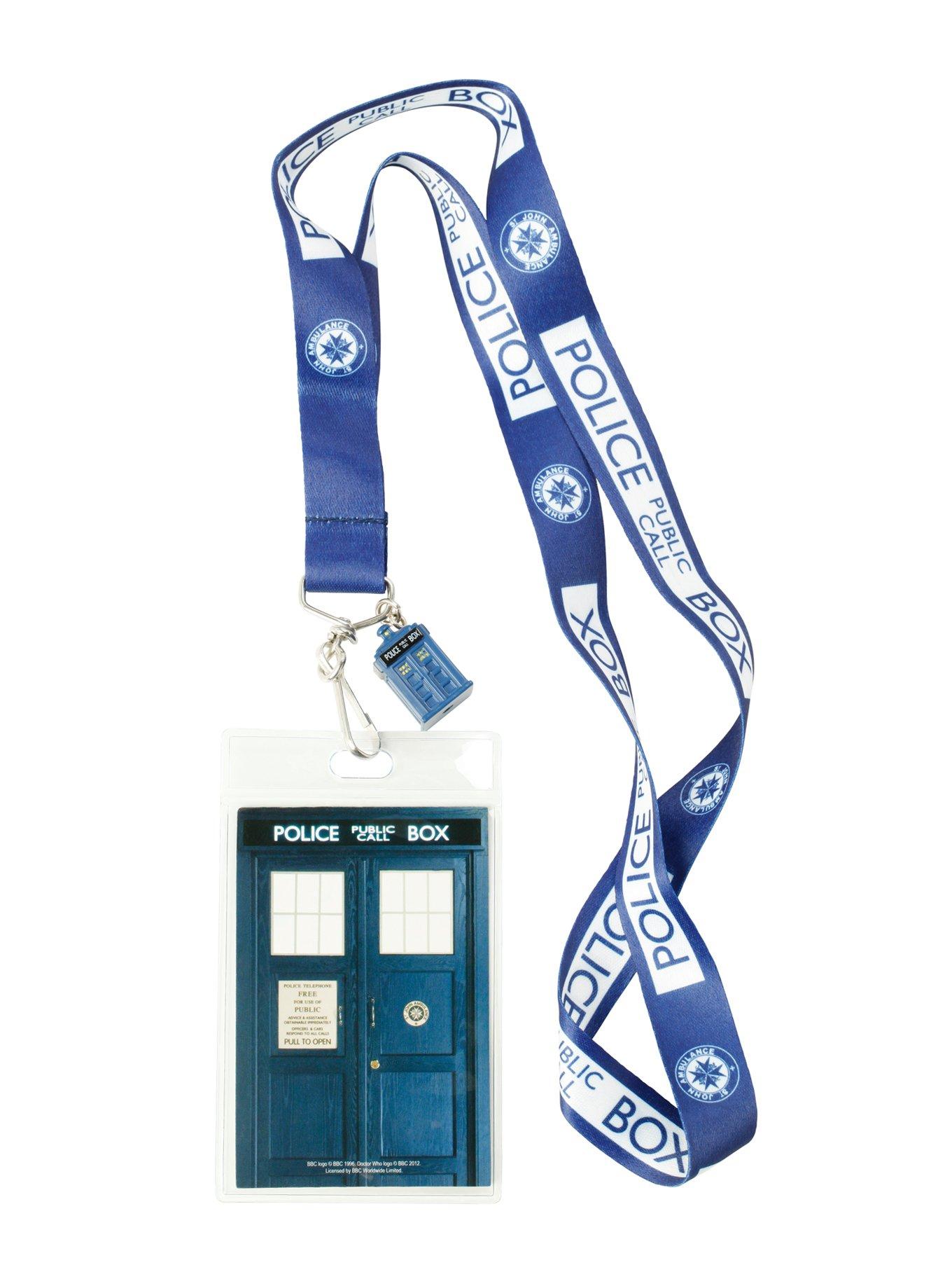 Doctor Who TARDIS Lanyard | Hot Topic