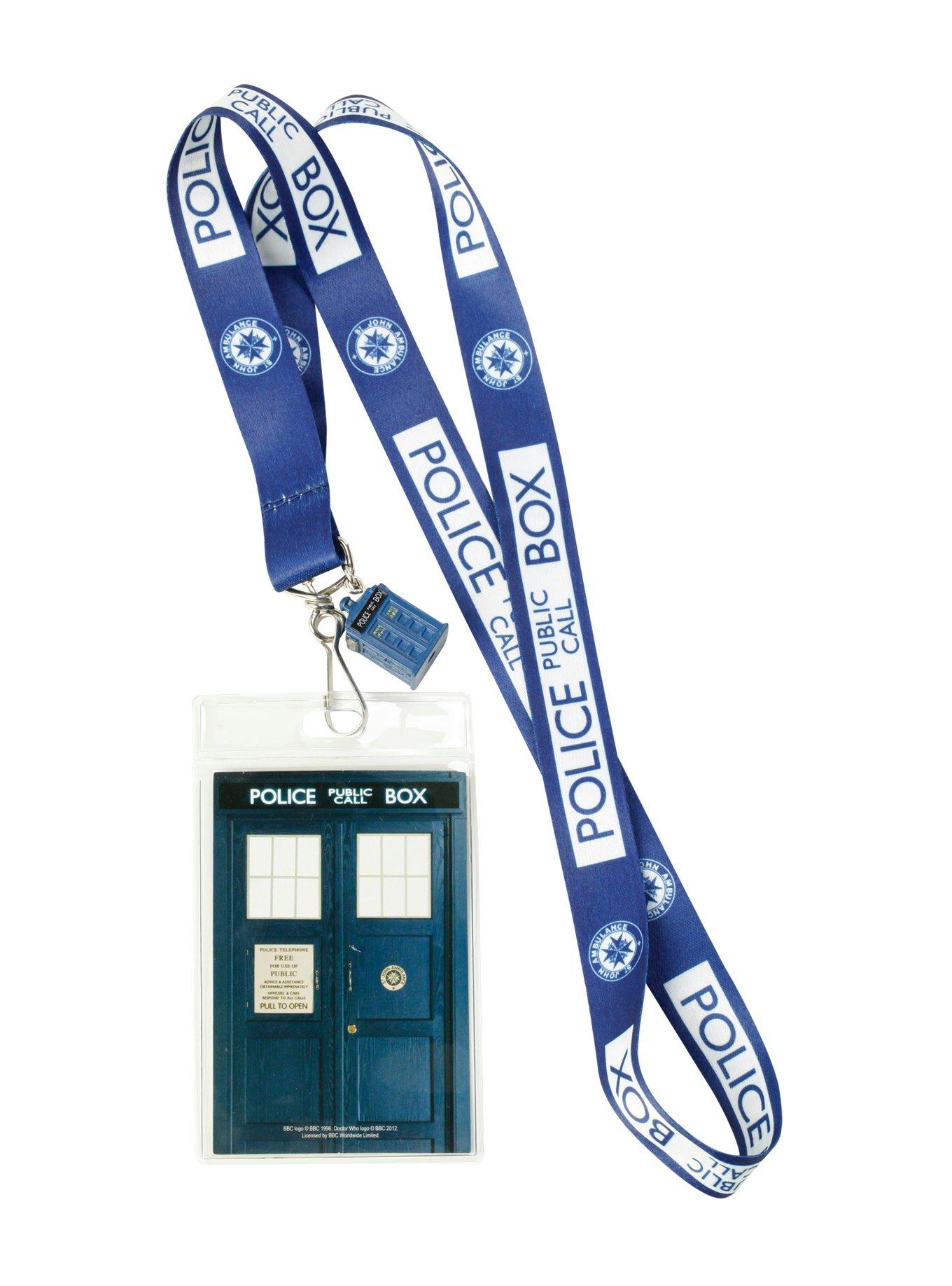 Doctor Who TARDIS Lanyard | Hot Topic