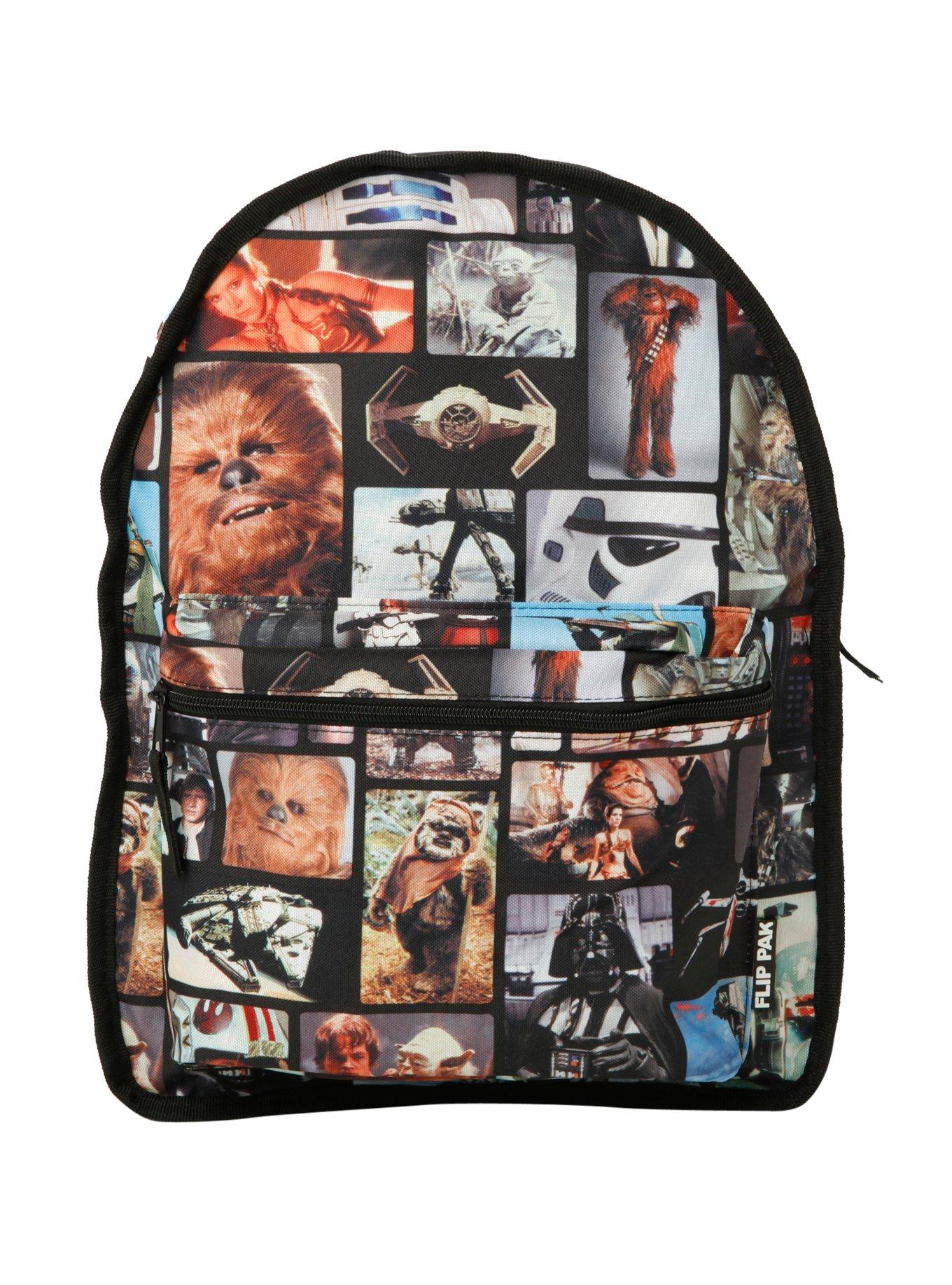 Star Wars Photo Panel & Boba Fett Reversible Backpack | Hot Topic