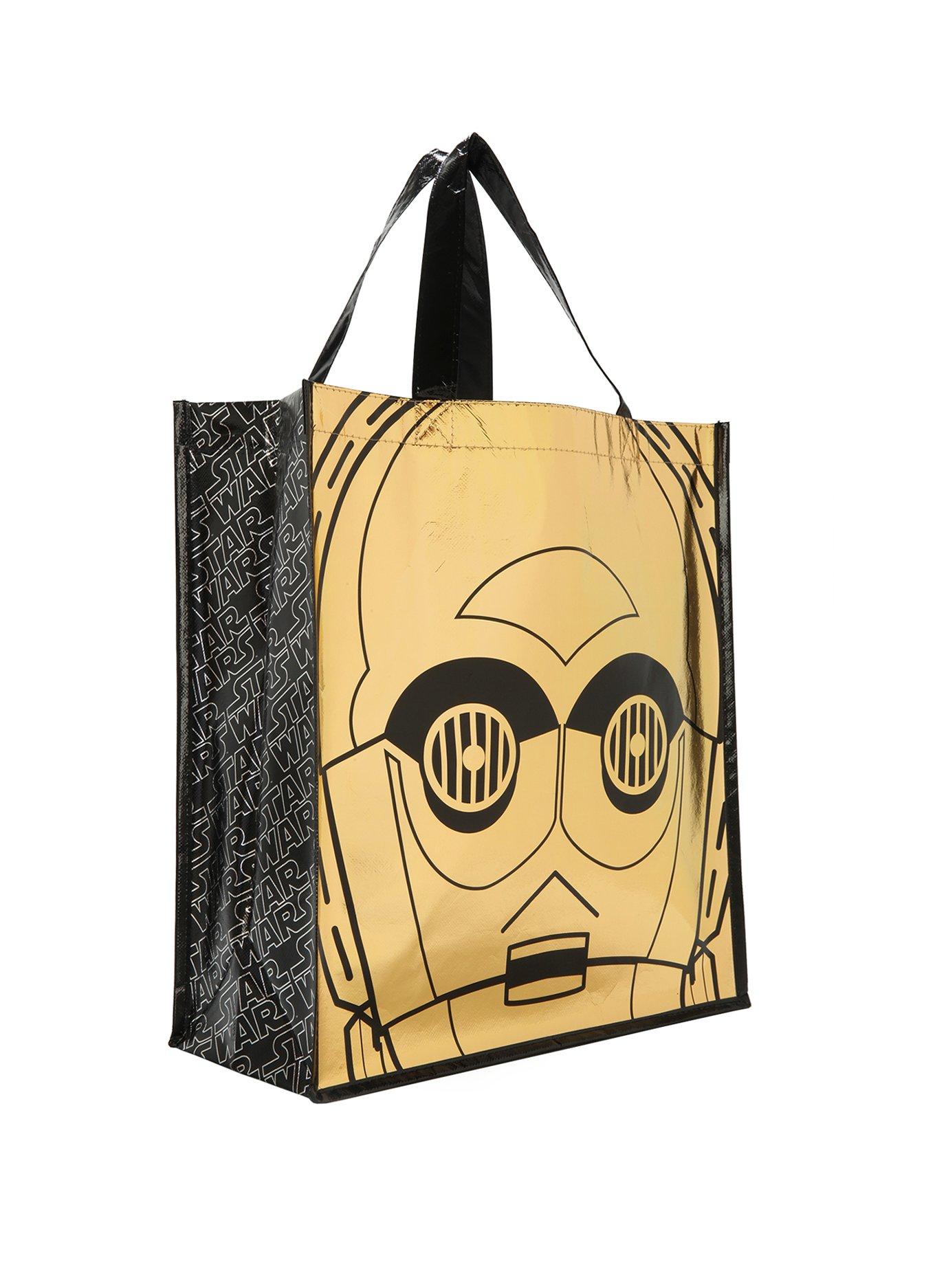 Star Wars Foil Droids Large Shopper Tote | Hot Topic