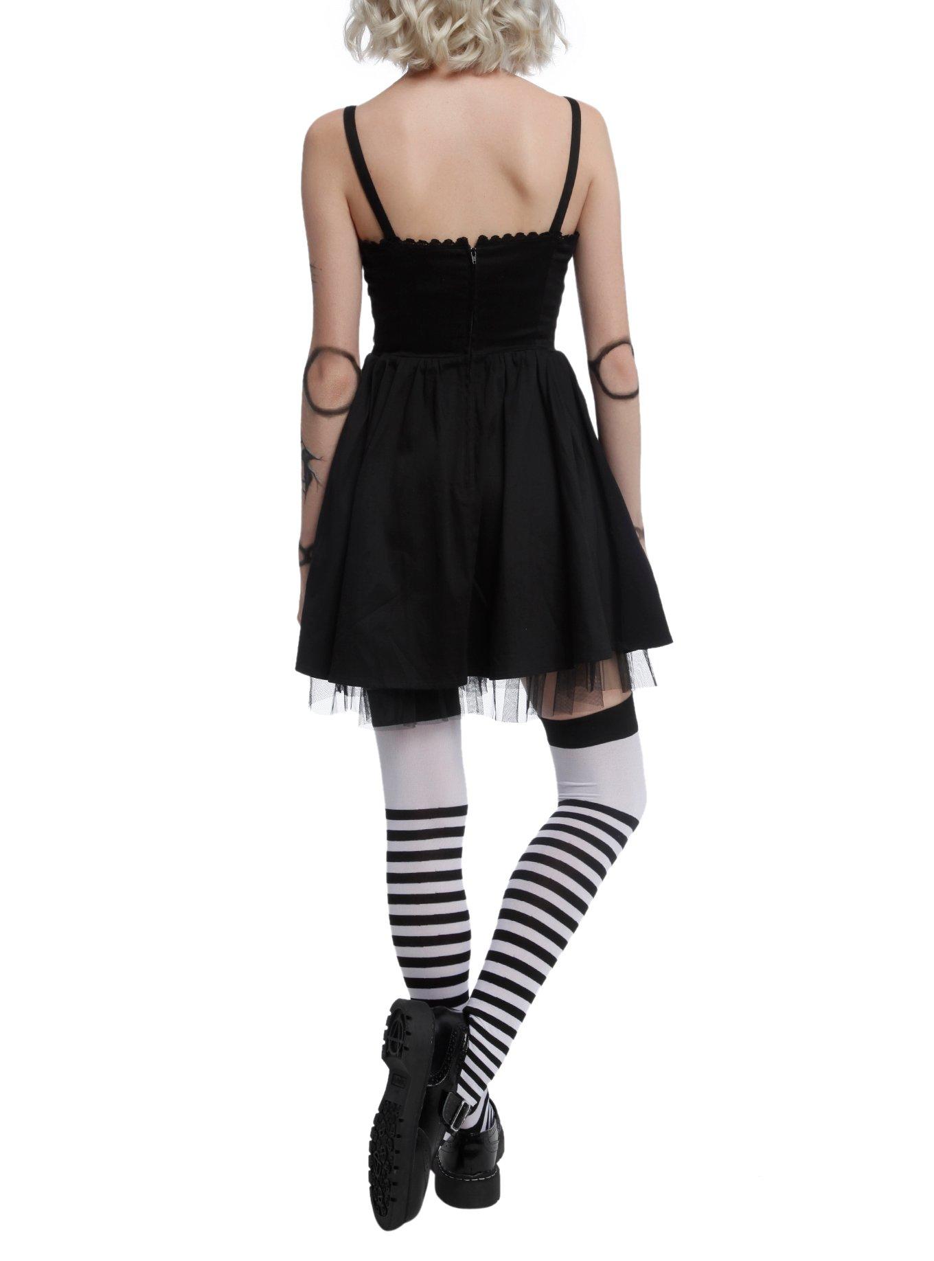 Black Corset Tulle Dress | Hot Topic