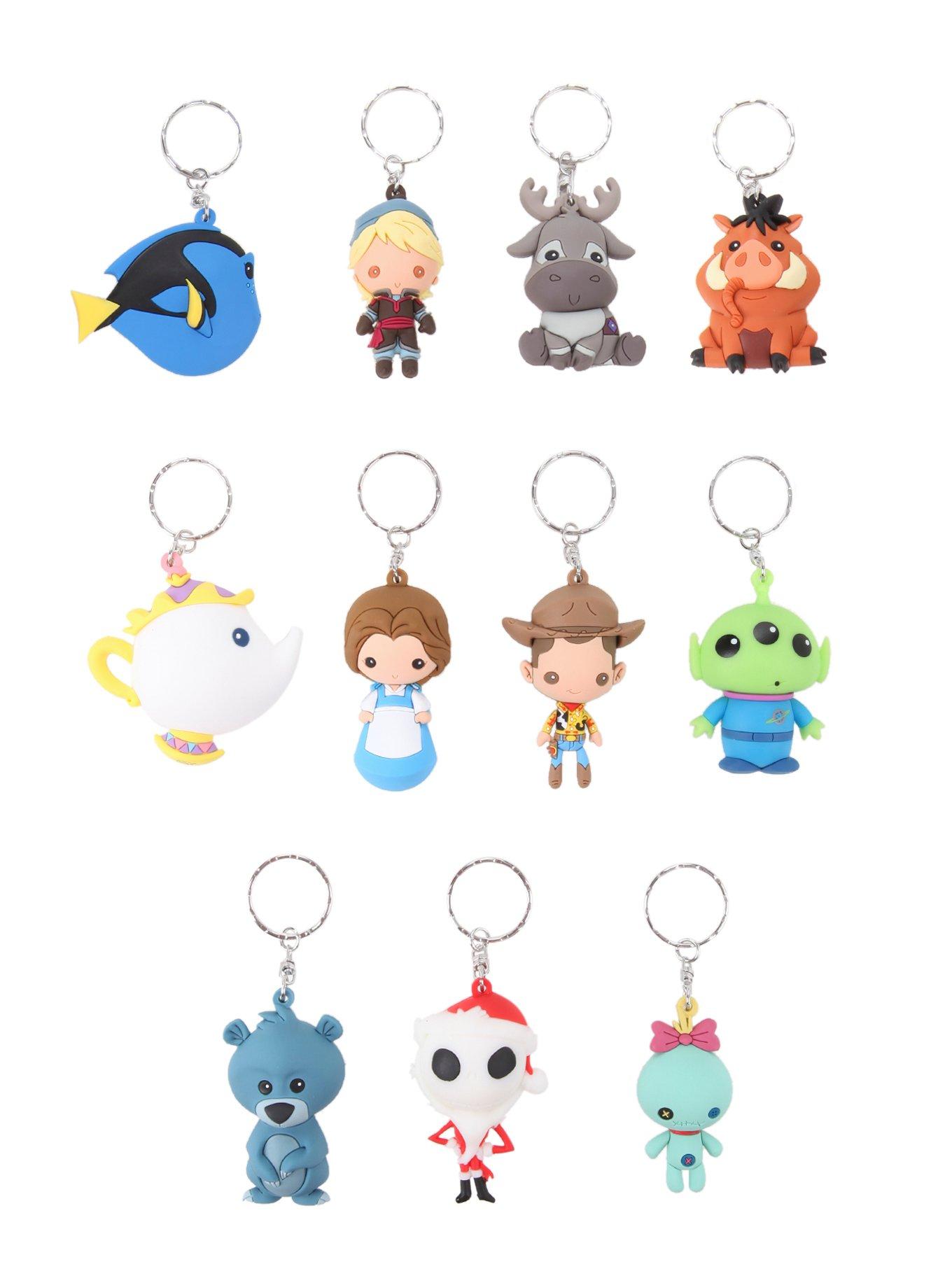 Disney 3D Figural Key Chain Blind Bag | Hot Topic