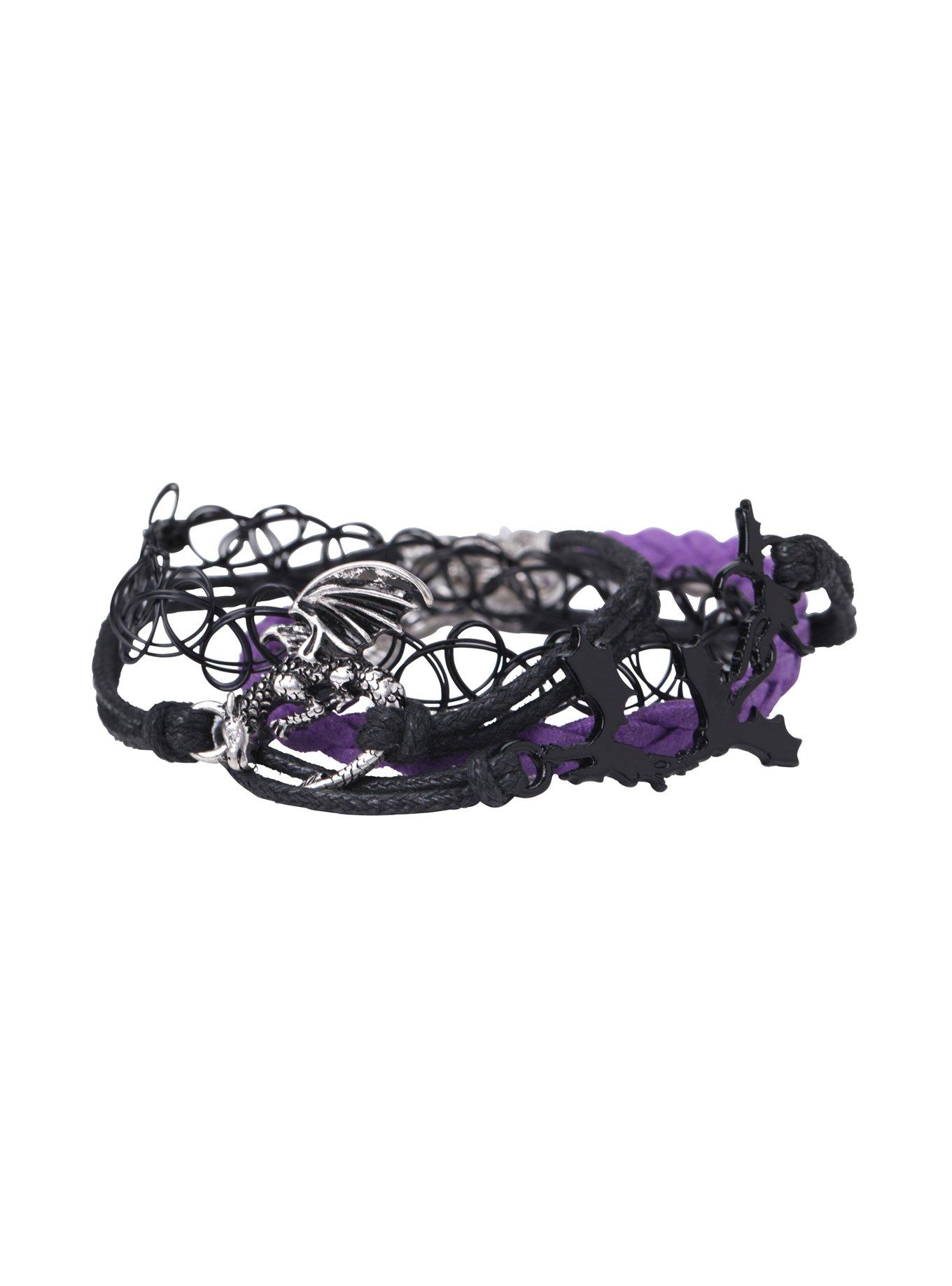 LOVEsick Dragon Bracelet 4 Pack | Hot Topic