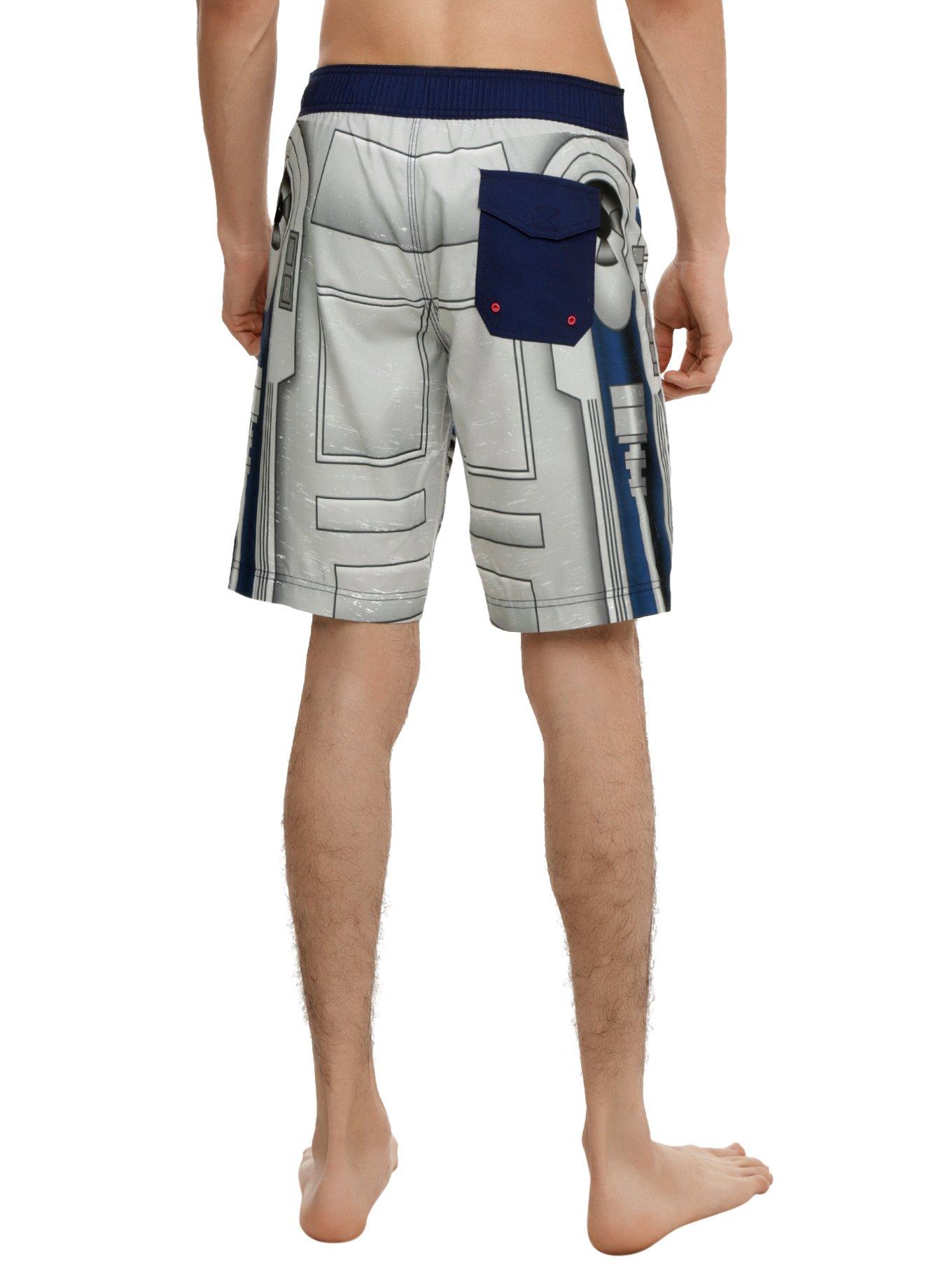 Star Wars R2-D2 Swim Trunks | Hot Topic